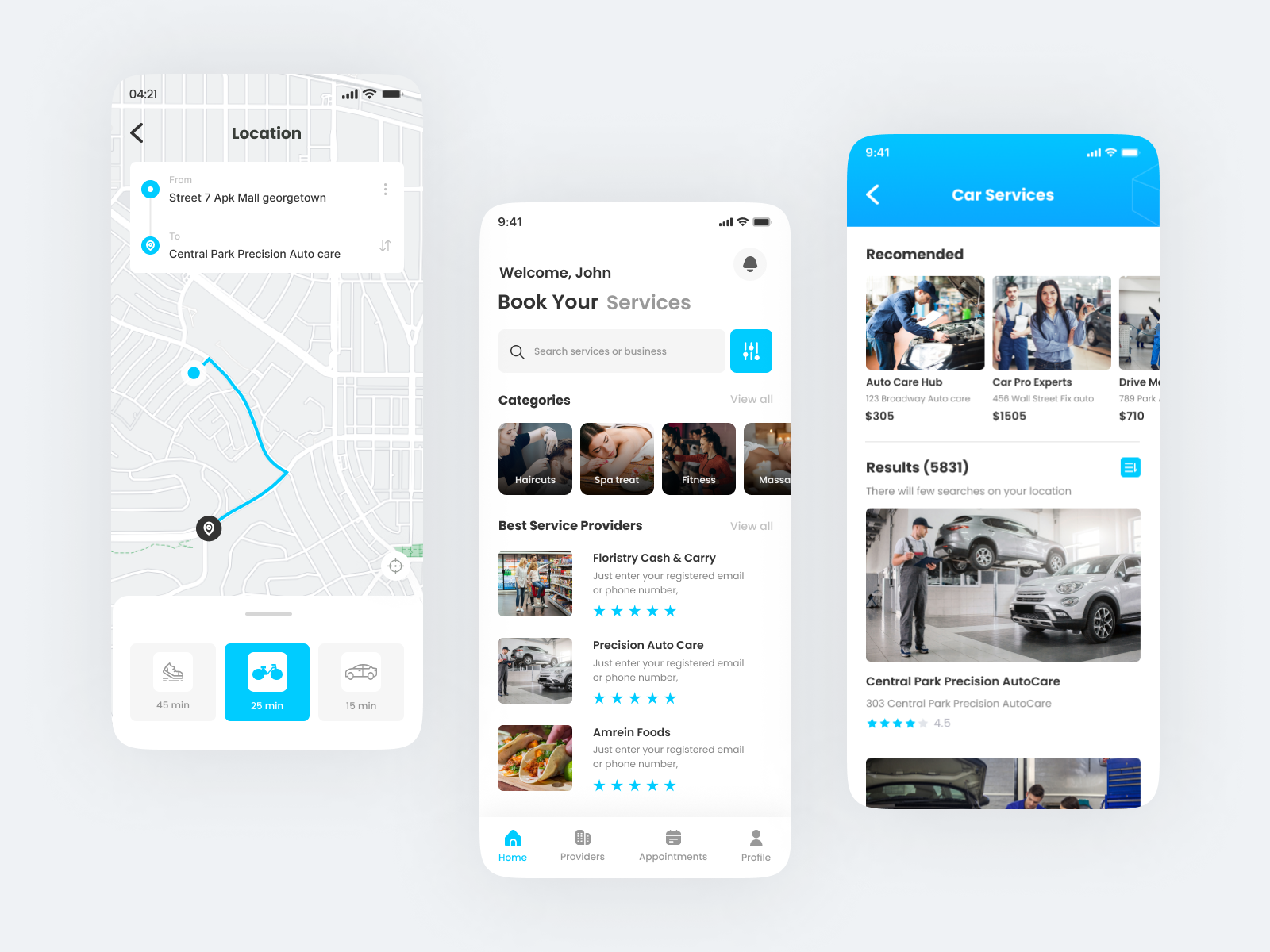 Appointment Booking Mobile App Design by Farhad on Dribbble