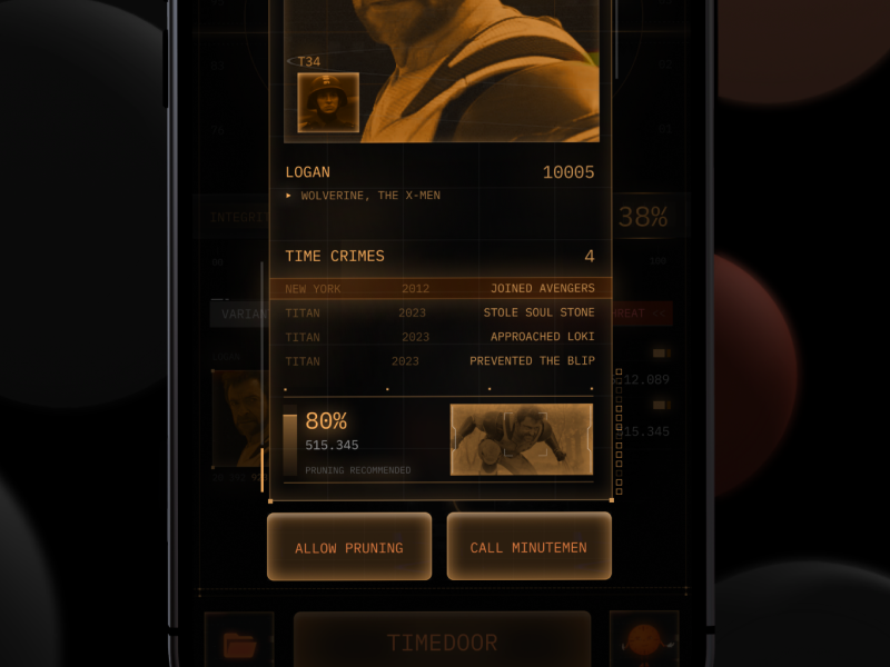 TVA Agent TemPad - App Concept by wienona on Dribbble