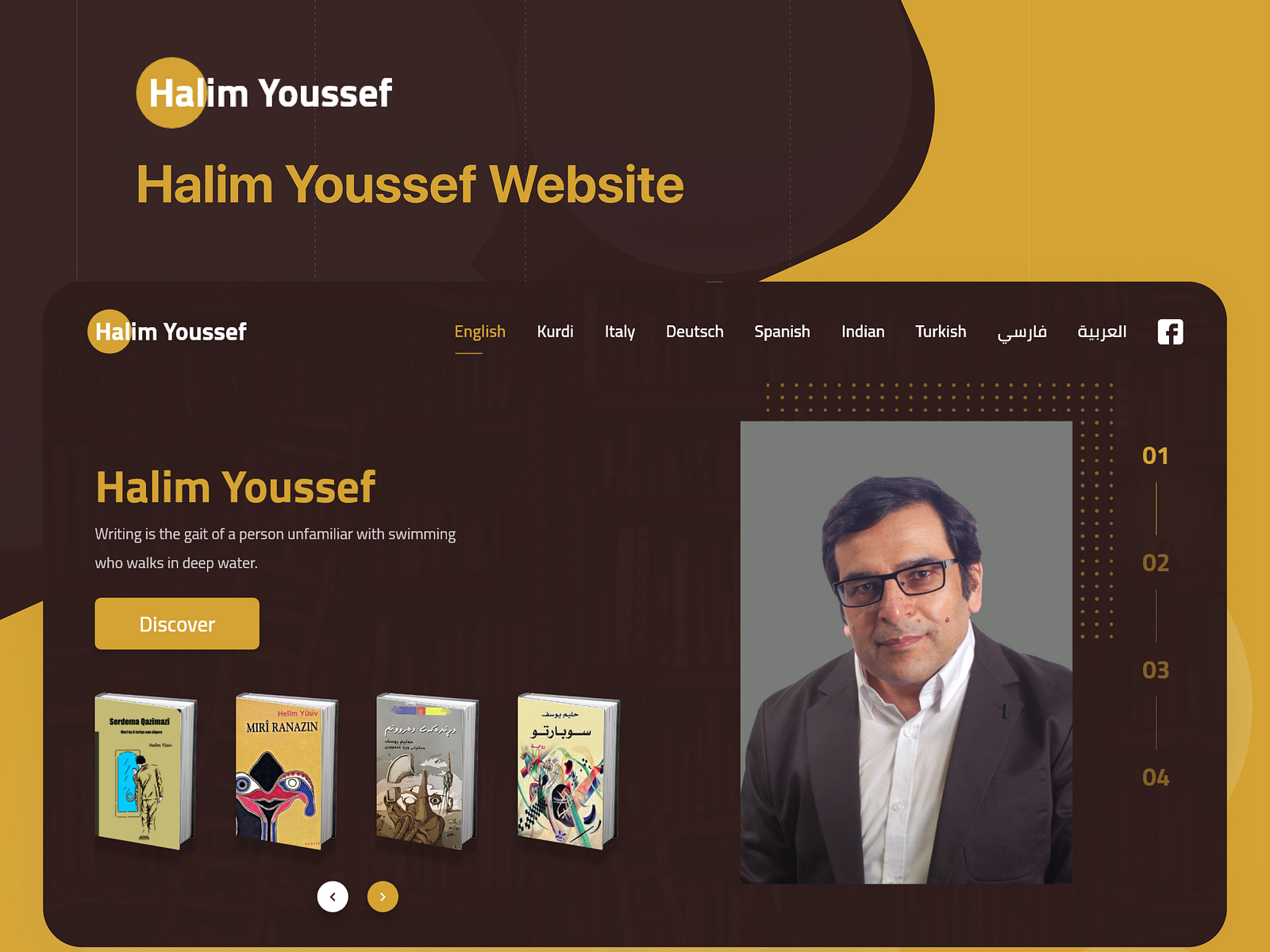 Halim Youssef Website |Turkey | Syria by Ibrahim Rabie on Dribbble