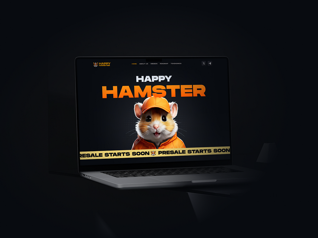 Hamster meme coin website by Naimur Rahman on Dribbble