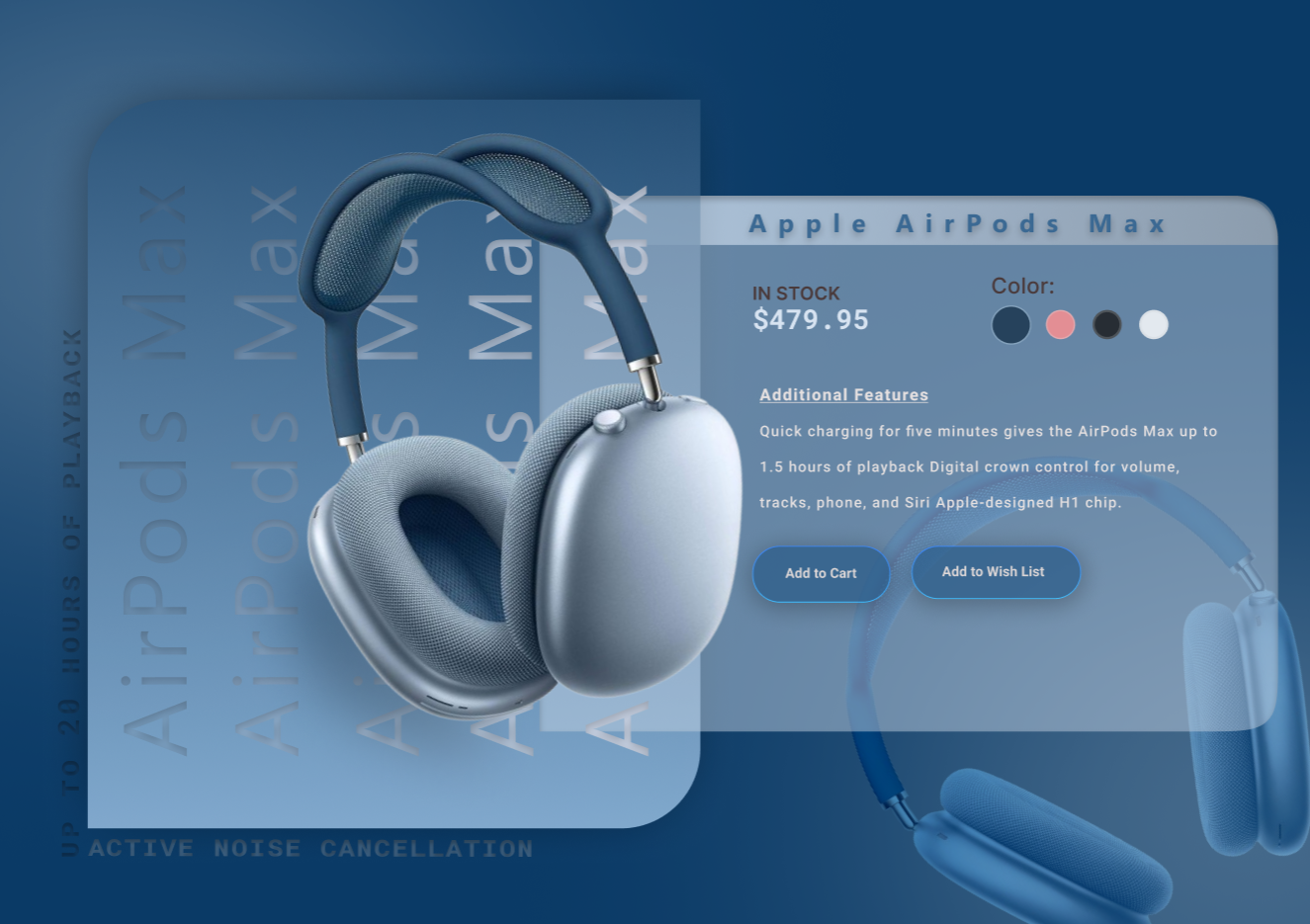 AirPods Landing Page Design. by MD on Dribbble