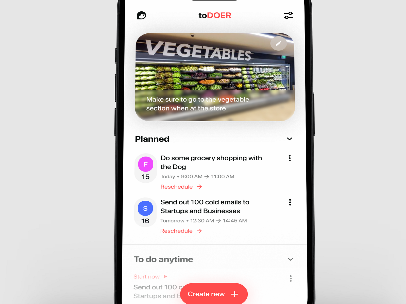 toDOER a to-do list app by Tobi Ajayi on Dribbble