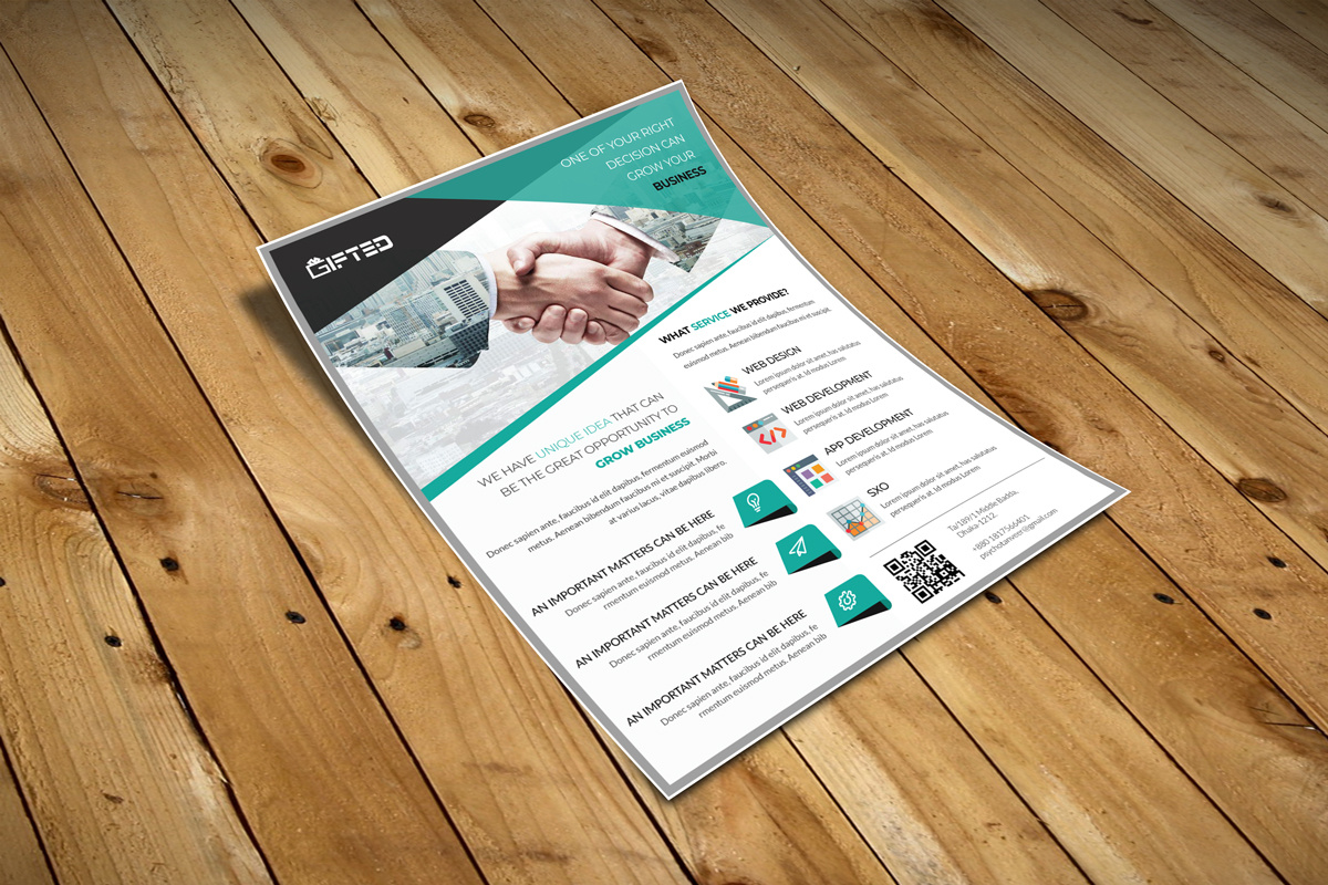 Flyer / Leaflet Design by Tanveer Ahmad on Dribbble