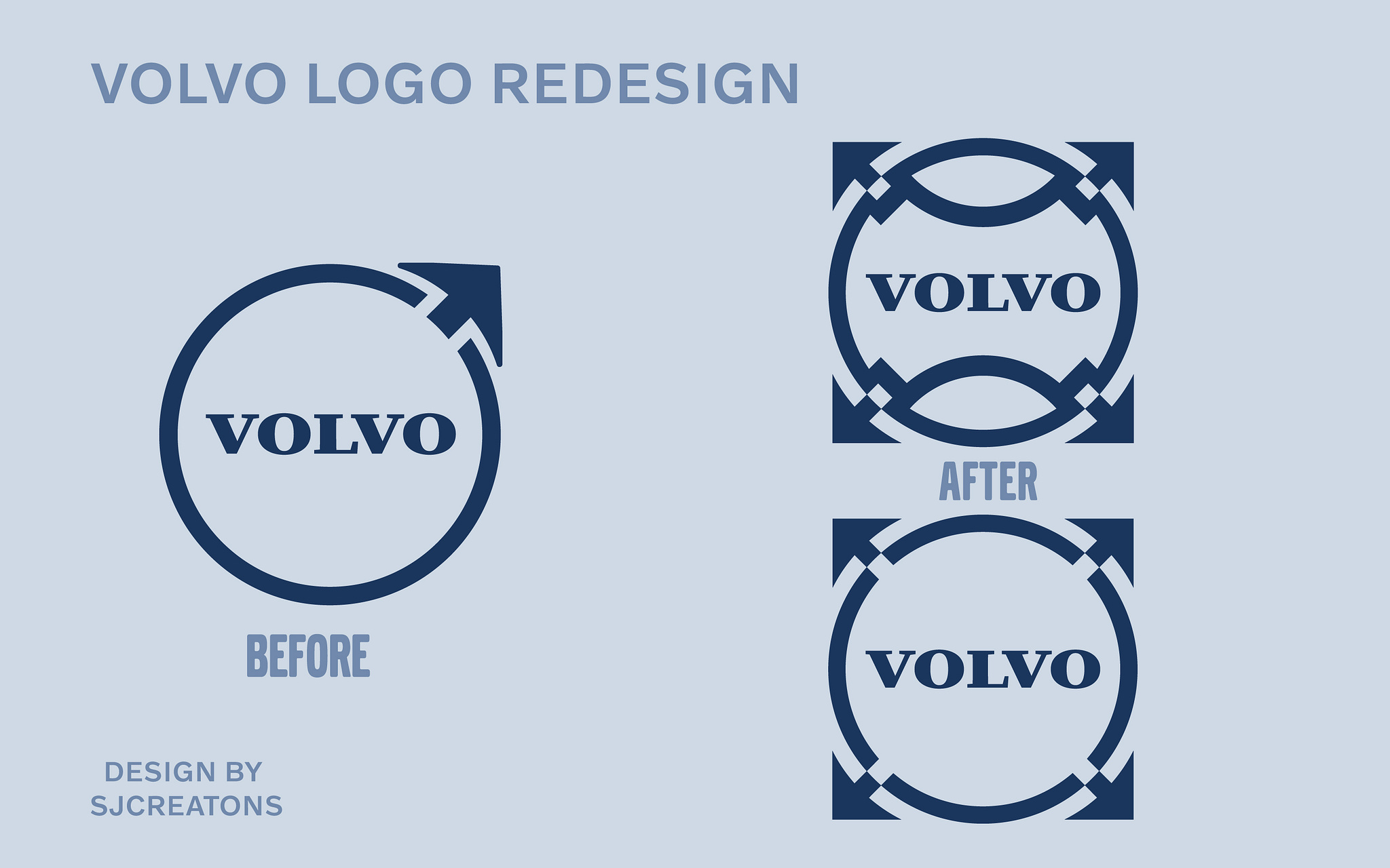 VOLVO LOGO REDESIGN. by SjCreations on Dribbble