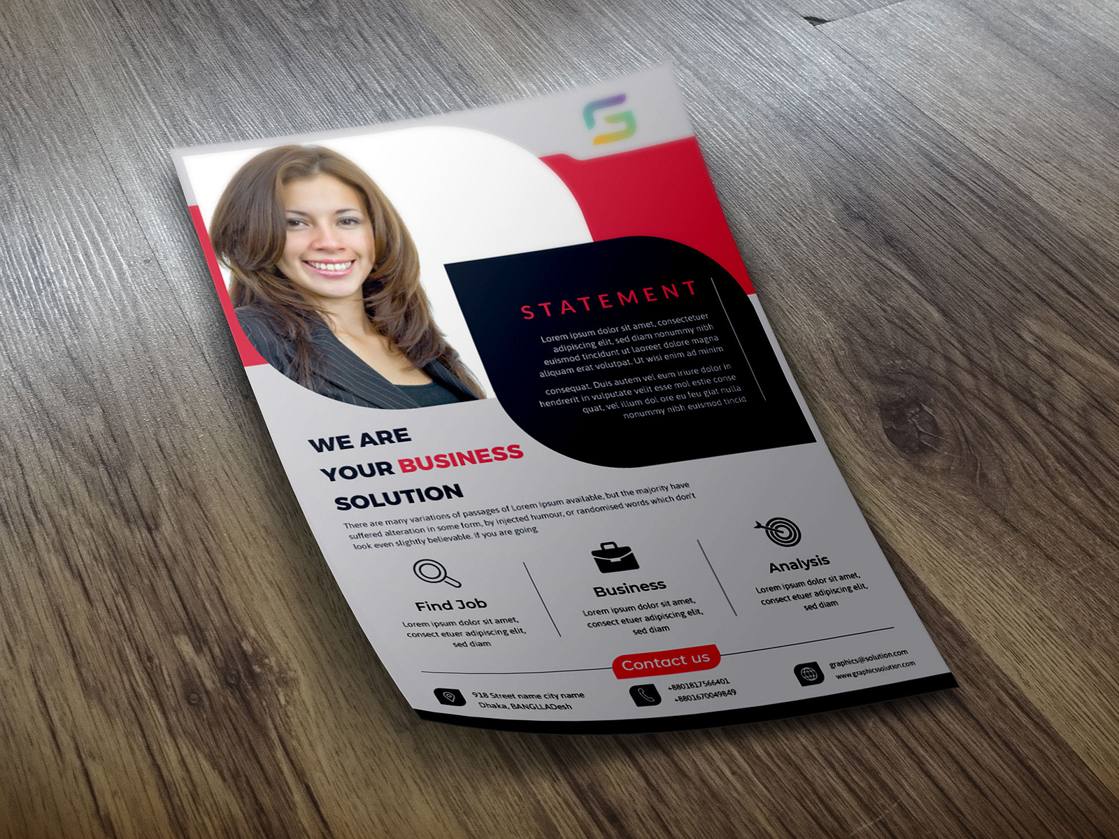Flyer / Leaflet Design by Tanveer Ahmad on Dribbble