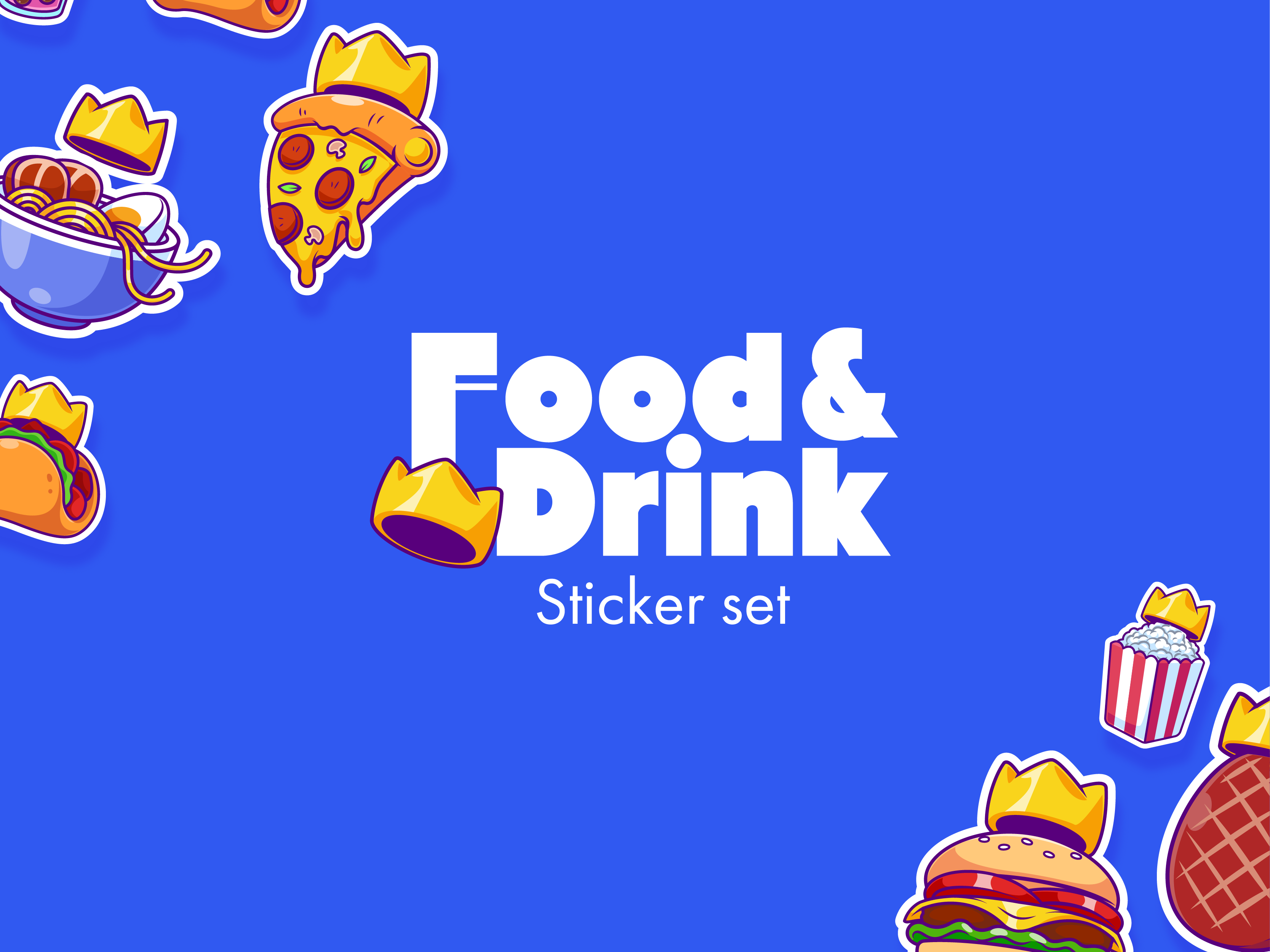 Food Crown👑🍿🍔 by catalyst on Dribbble