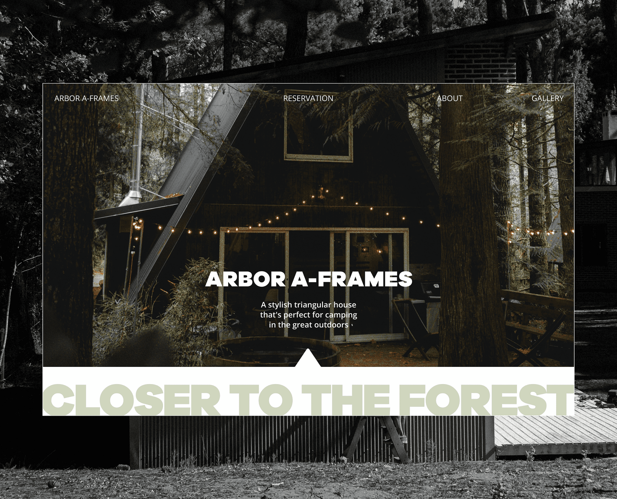 A-Frames Website by Sofya Douhel on Dribbble
