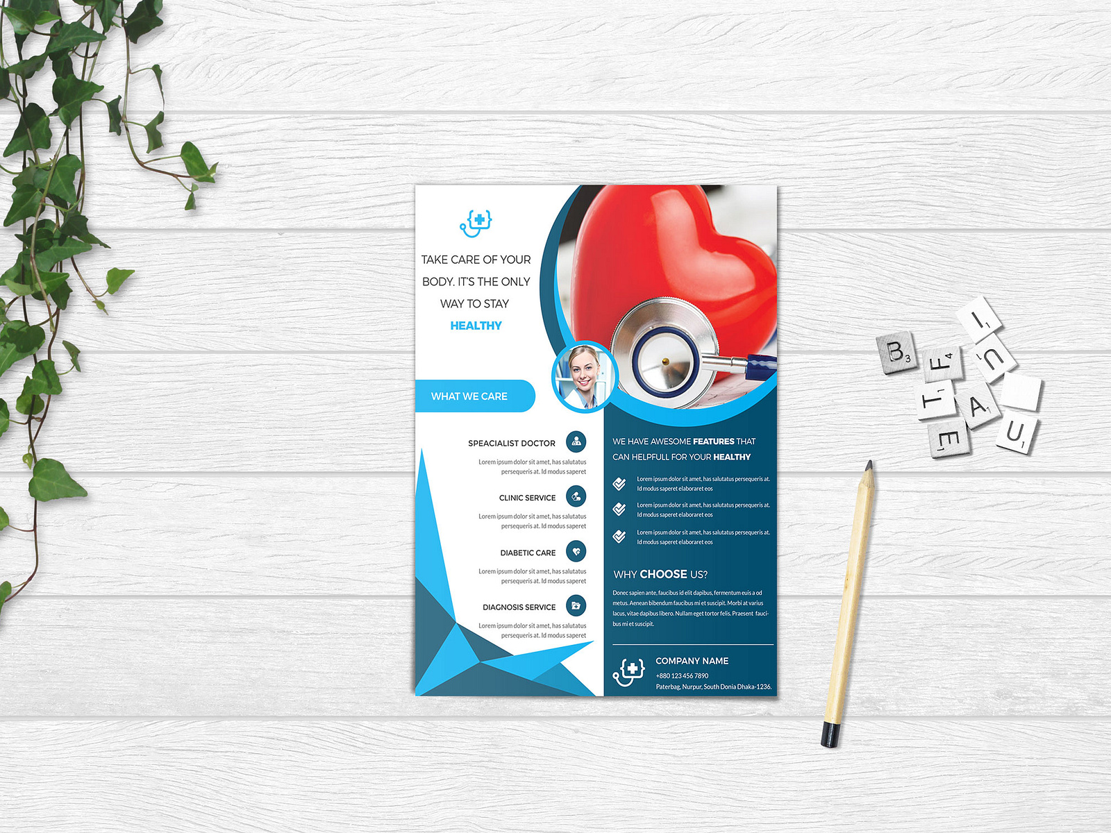 Flyer / Leaflet Design by Tanveer Ahmad on Dribbble
