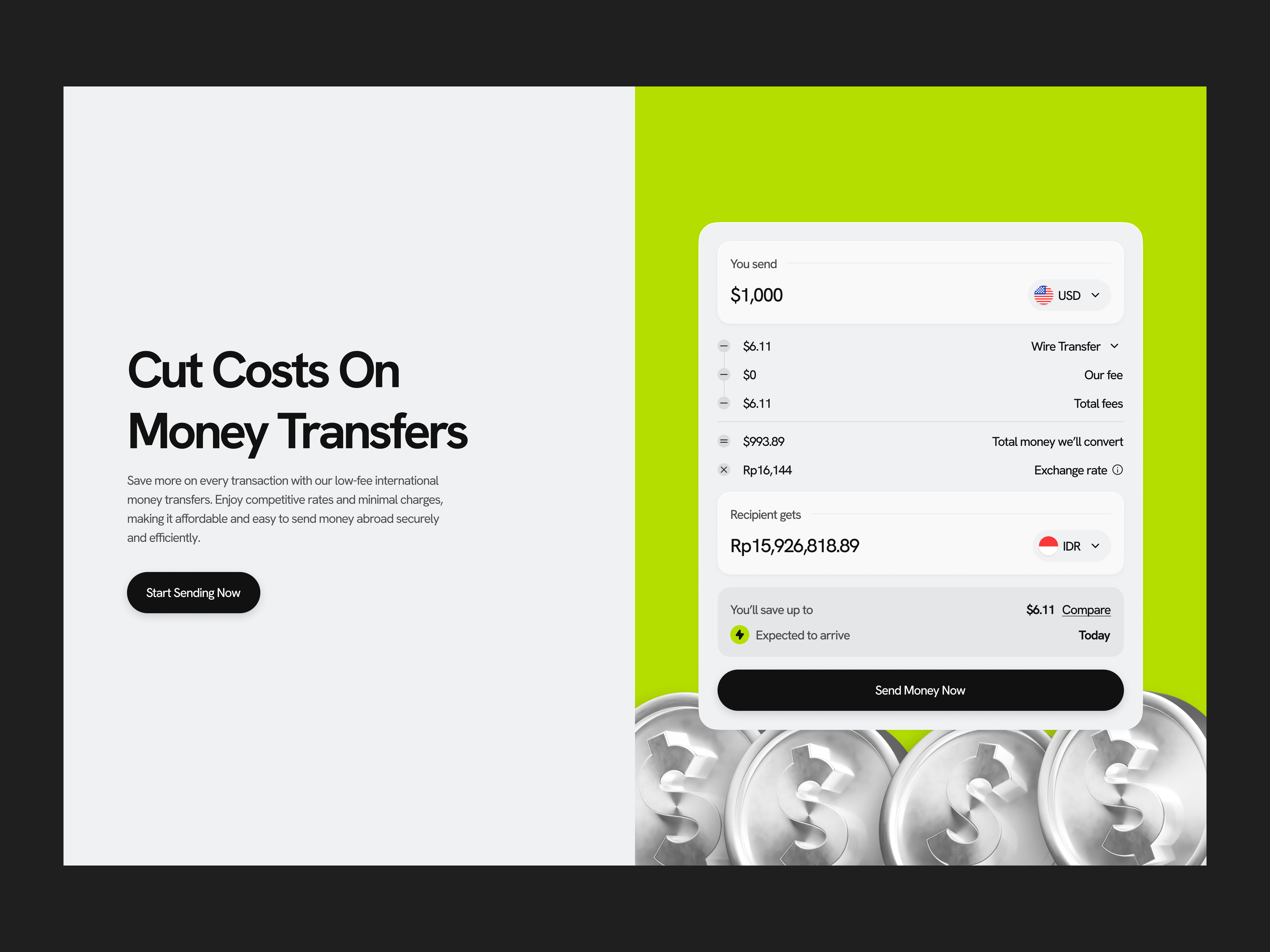 Pesse - Fintech Landing Page by Rijal for Sogee on Dribbble