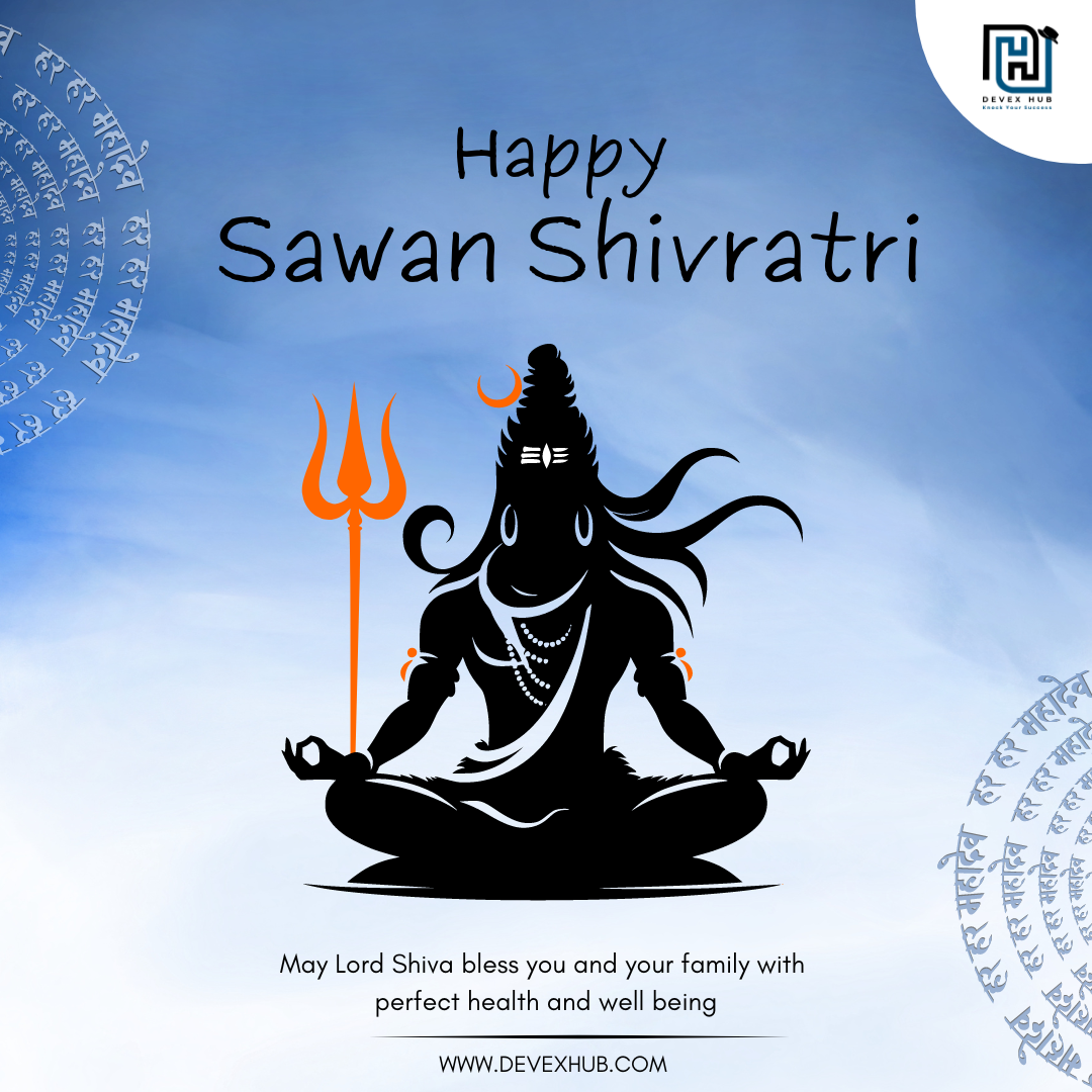 Happy Sawan Shivratri by Devex Hub on Dribbble