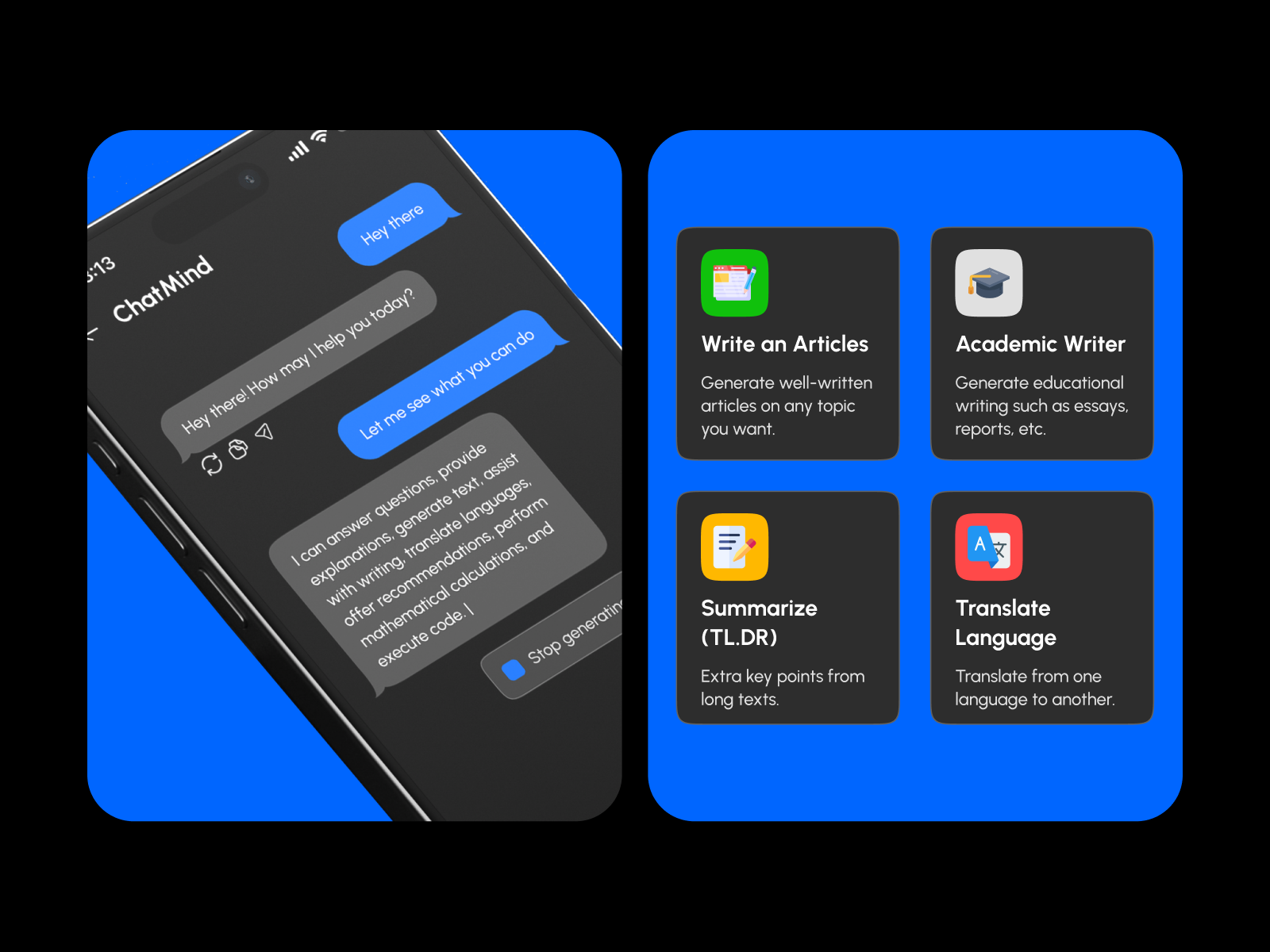 ChatMind - AI Chatbot app by UI/UX_Groovyweb on Dribbble