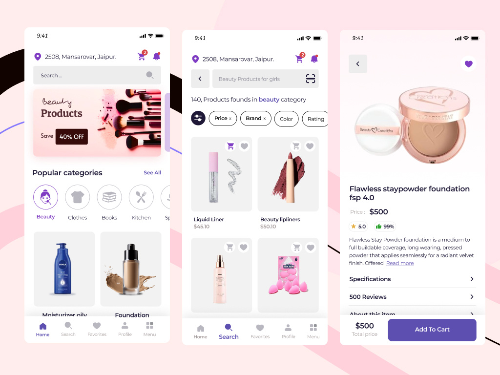 E-commerce Mobile App by Akhil kumar on Dribbble
