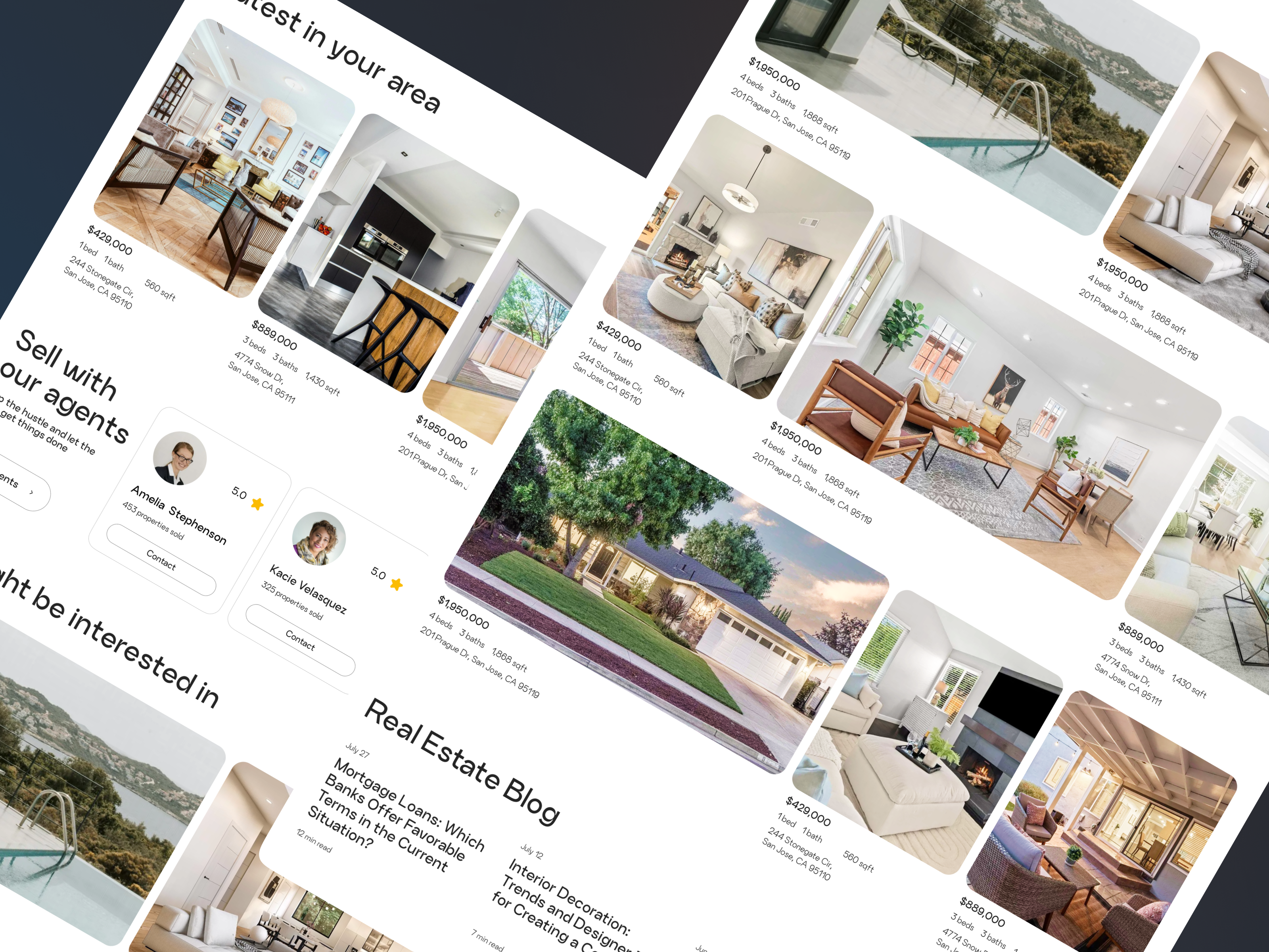 Real Estate Website by Ronas IT | UI/UX Team on Dribbble
