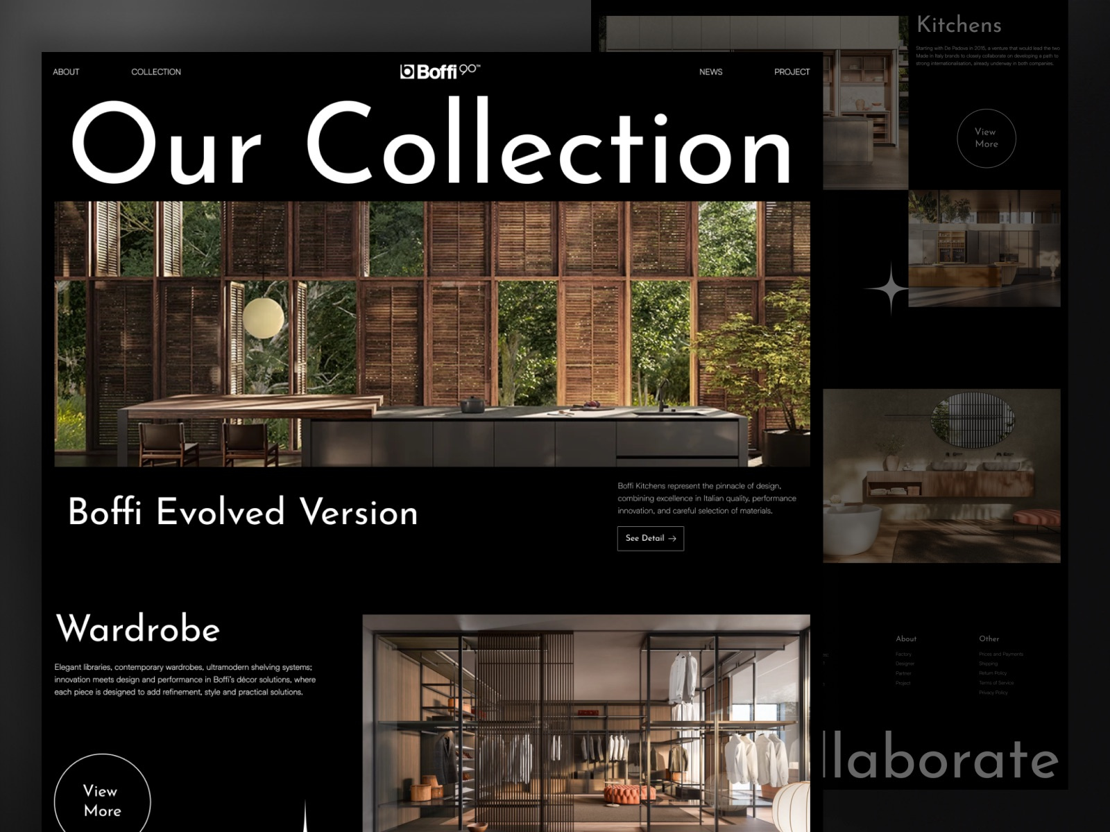 Boffi - Modern Minimalist Interior Design Website - Collection by LAIN ...