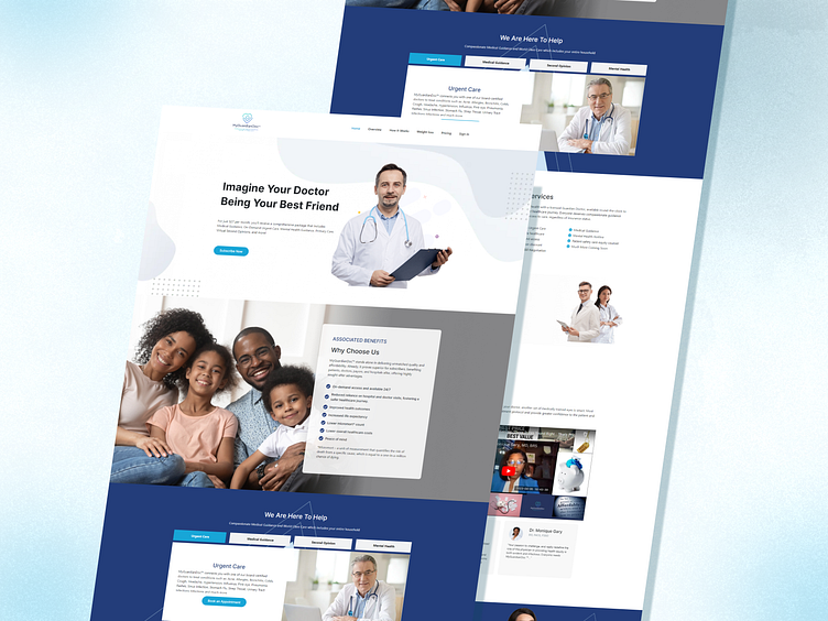 Medical Website Figma Template by Debuggers Studio on Dribbble