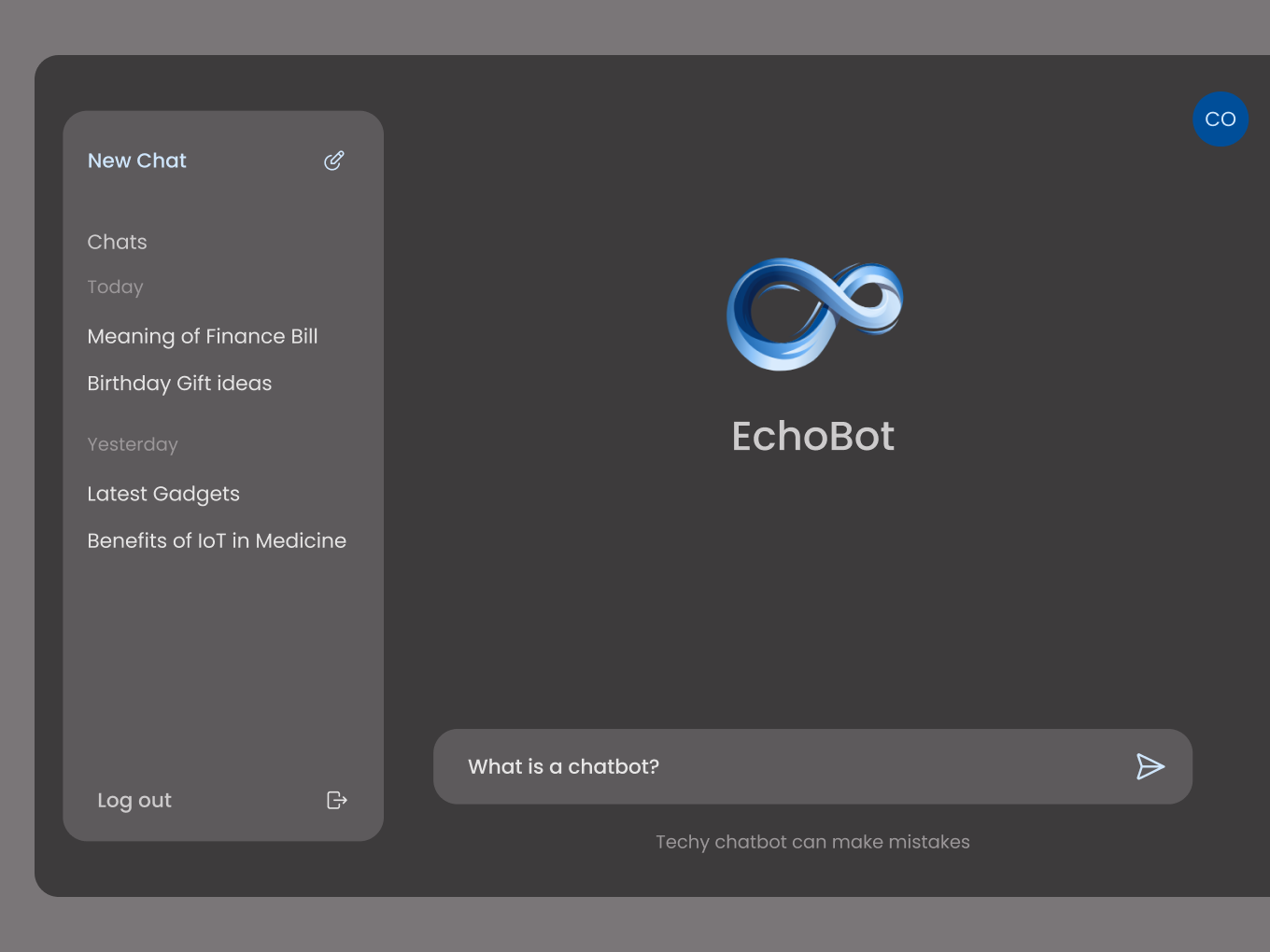 Chat Bot UI by Christine on Dribbble