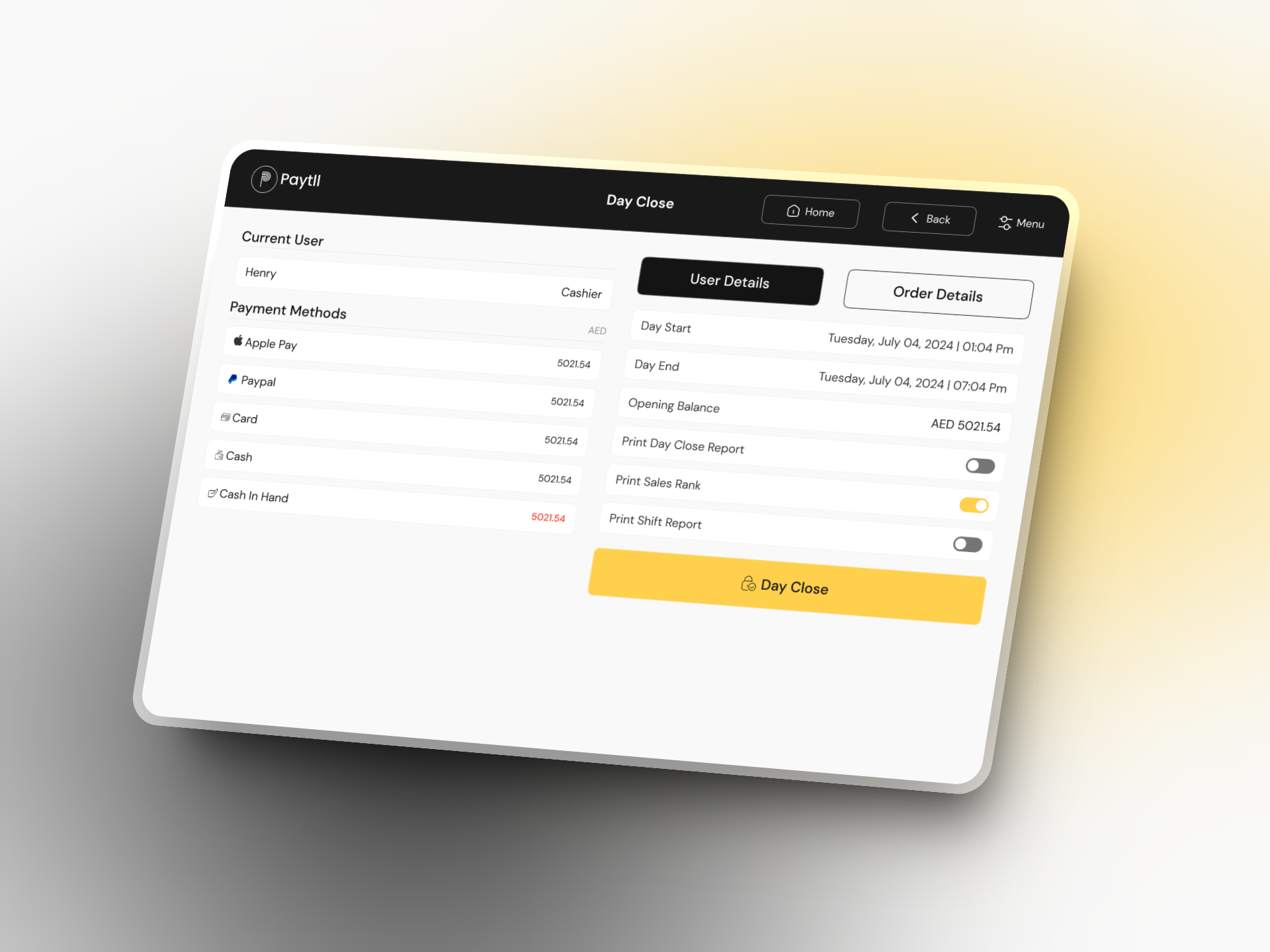 POS UI/UX Design by Mahesh krishna vs on Dribbble