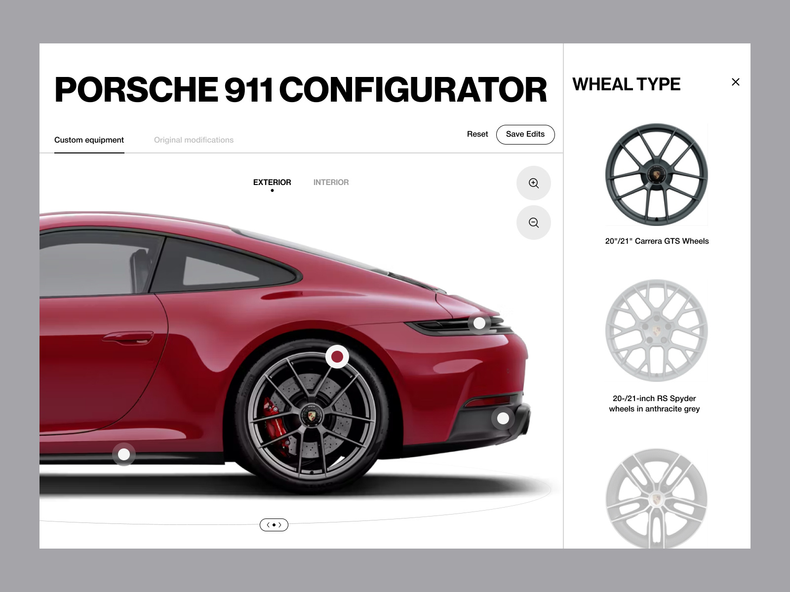 Porsche Website - Configurator by Antony Chuvirau for UX MIND ™ Design ...