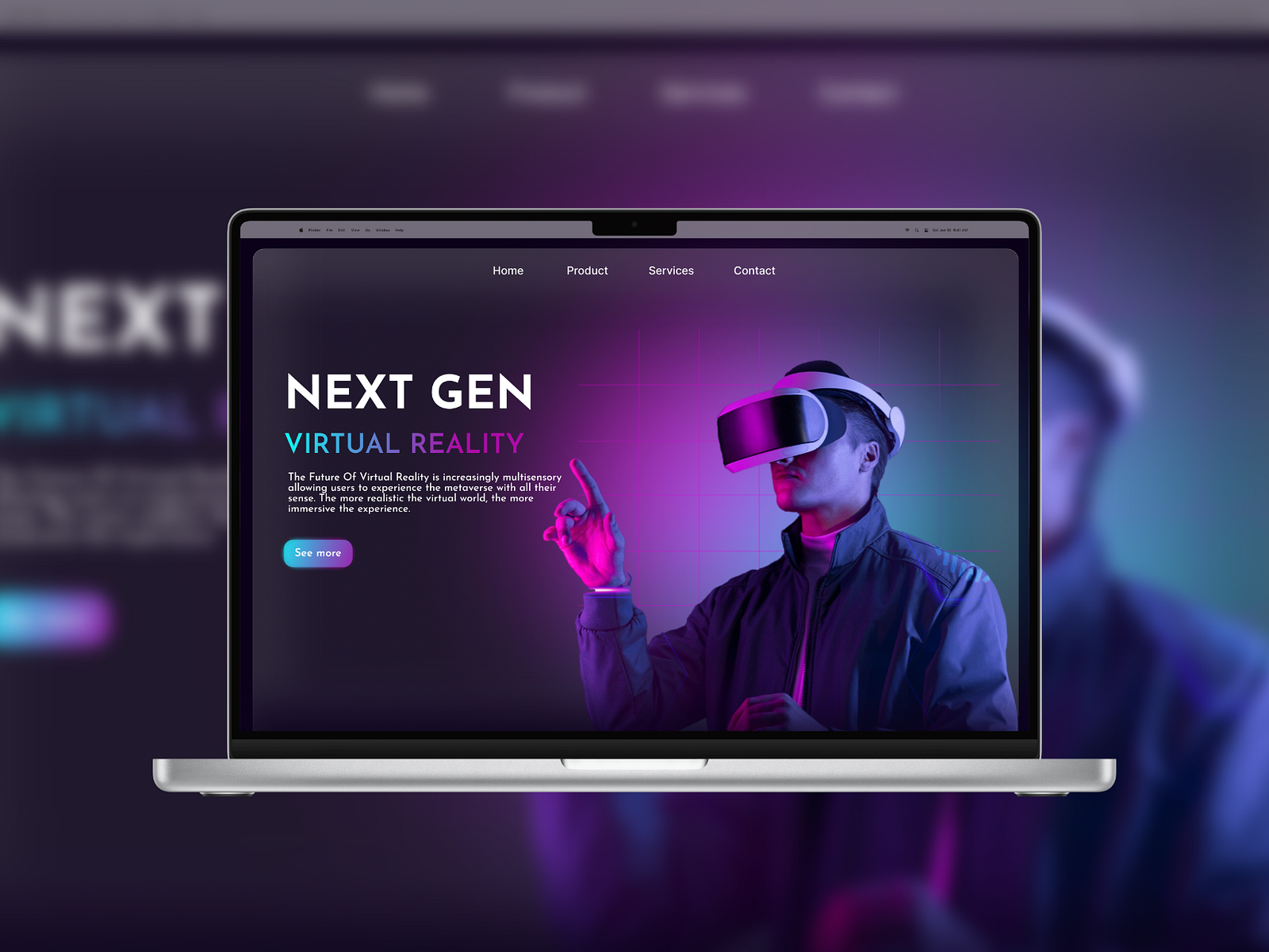 Virtual Reality - Website by Bimo Aprizal on Dribbble