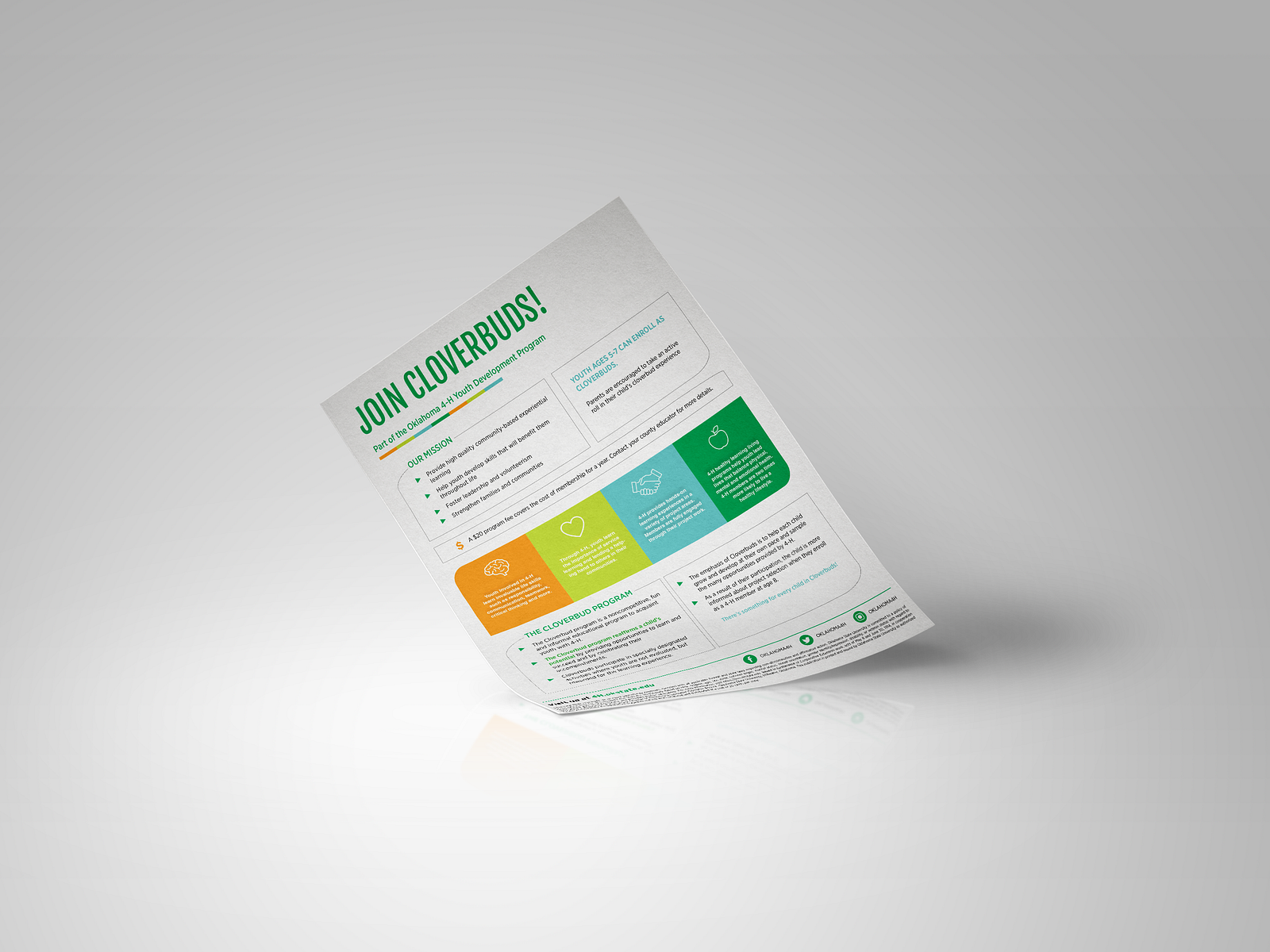 Award Winning Join Cloverbuds 4-H Bilingual Flyer by Aleah Faith Miller ...