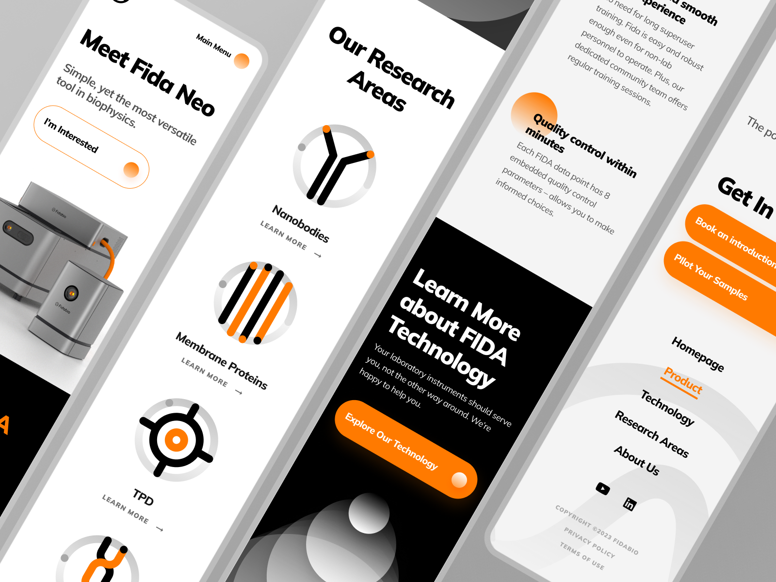 fidabio: Future of Protein Analysis | CTA Banner Section UIUX by Samuel ...