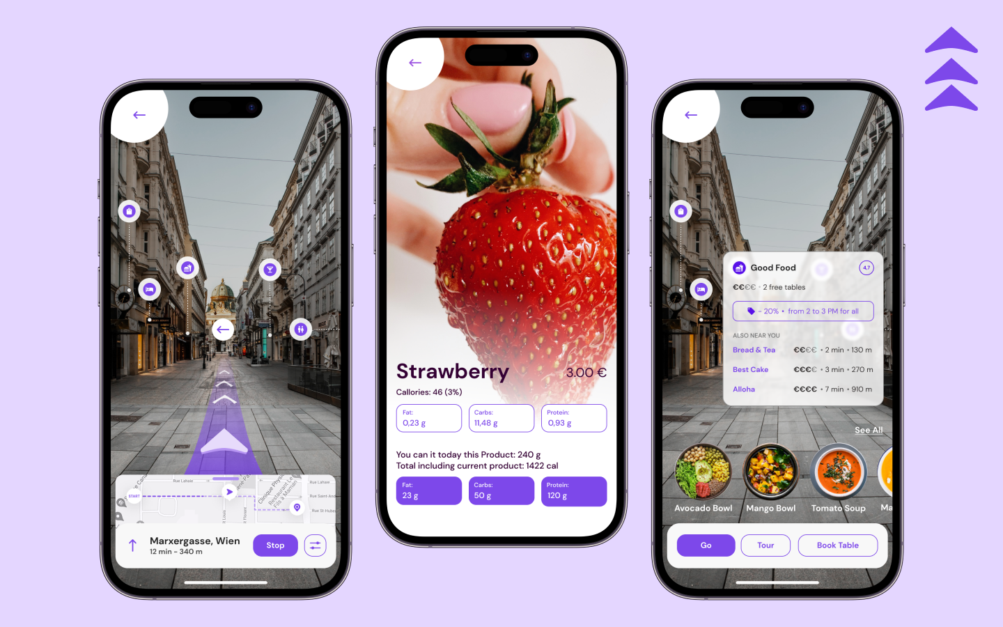AR Navigation App UI Design project by Optimity Logics on Dribbble