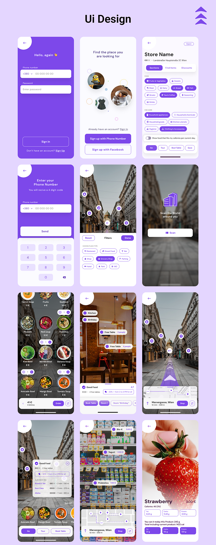 Ar Navigation App Ui Design Project By Optimity Logics On Dribbble