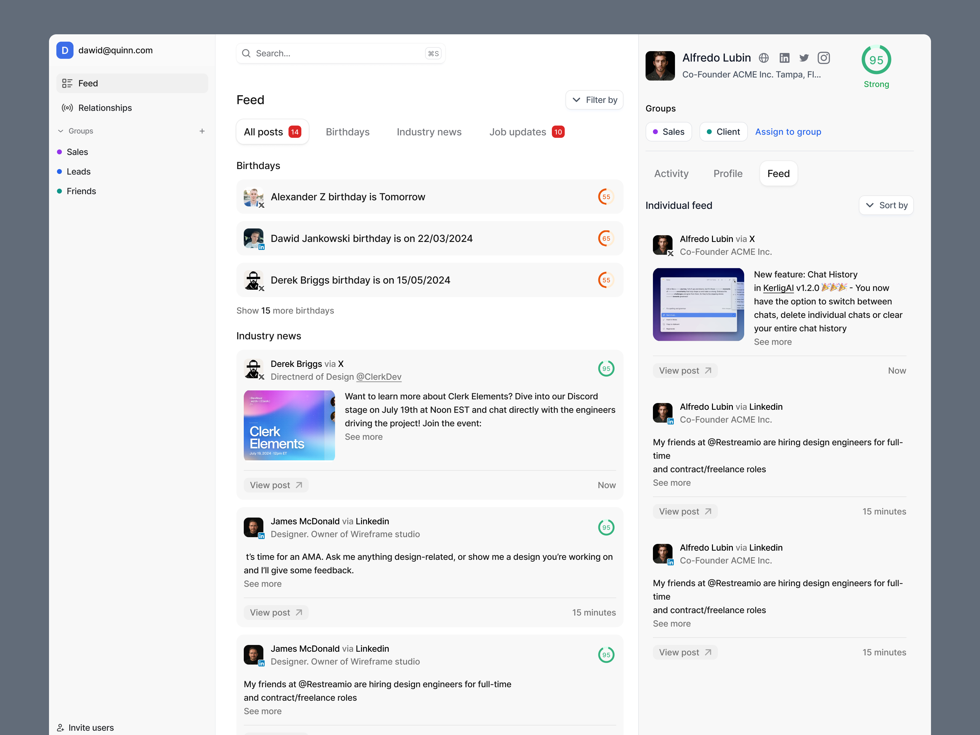 Browse thousands of User Profile Crm images for design inspiration ...