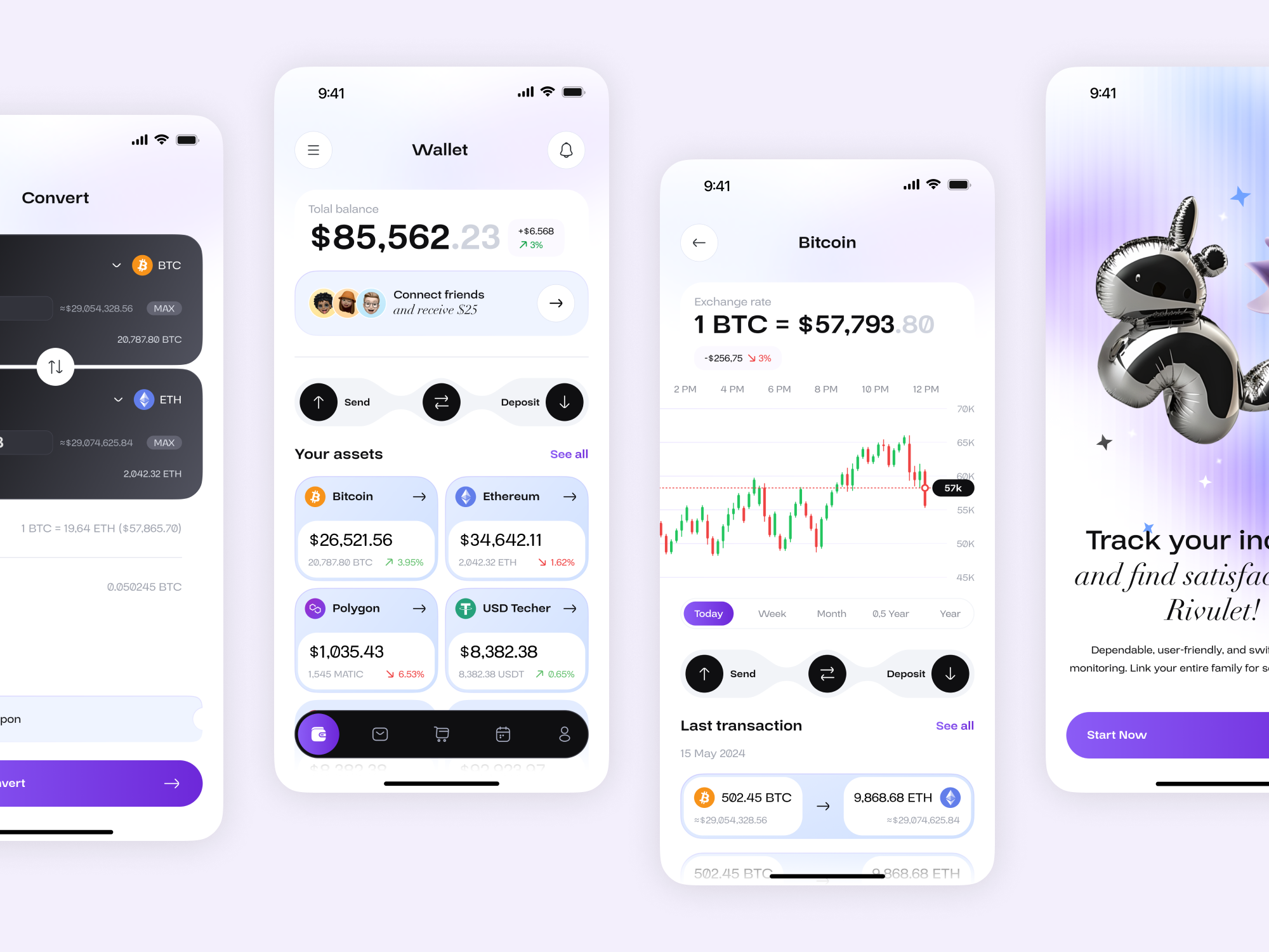 Rivulet mobile app by Layo on Dribbble