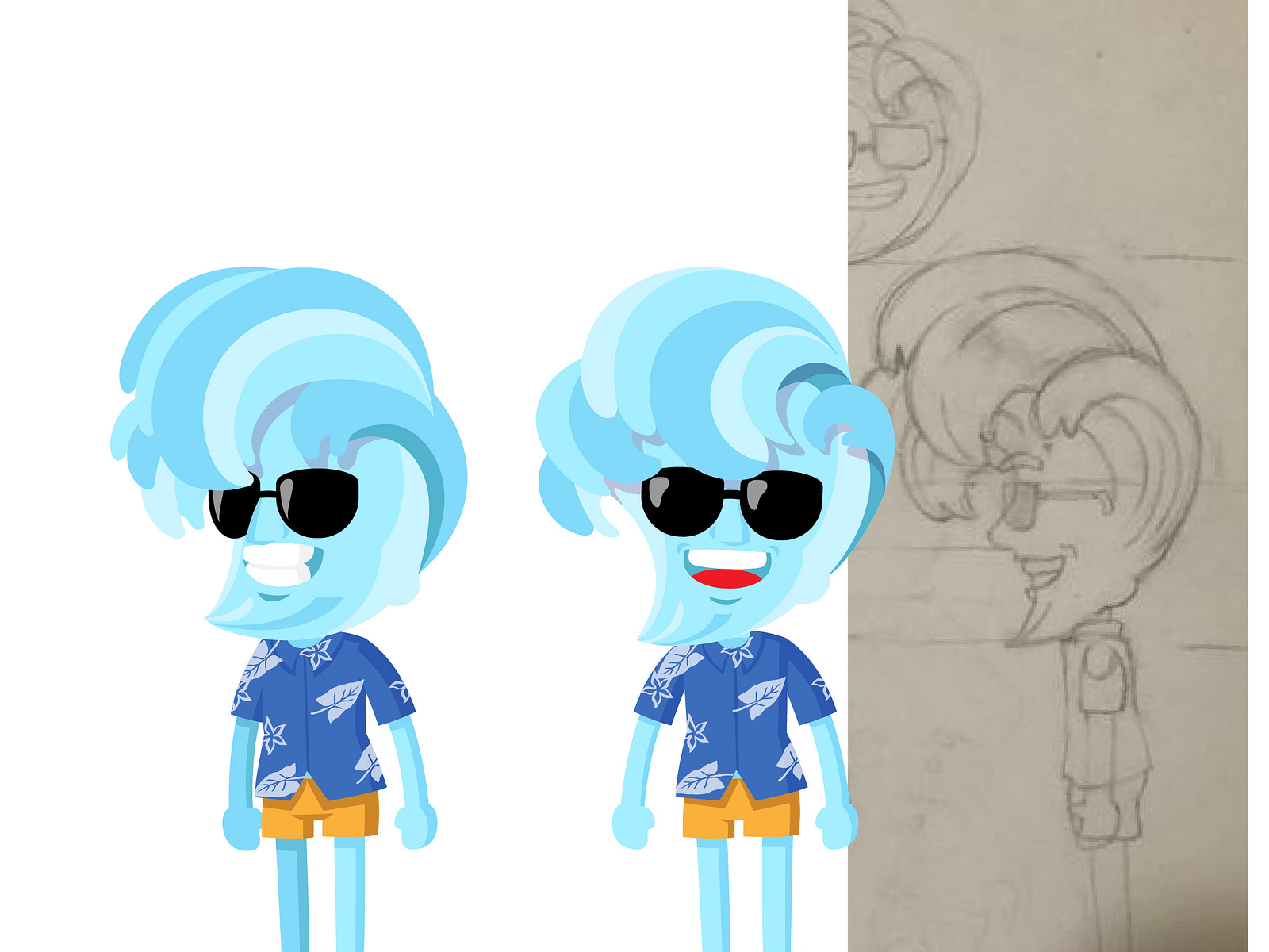 Wave Character Design by dzuanda banuwiananto on Dribbble