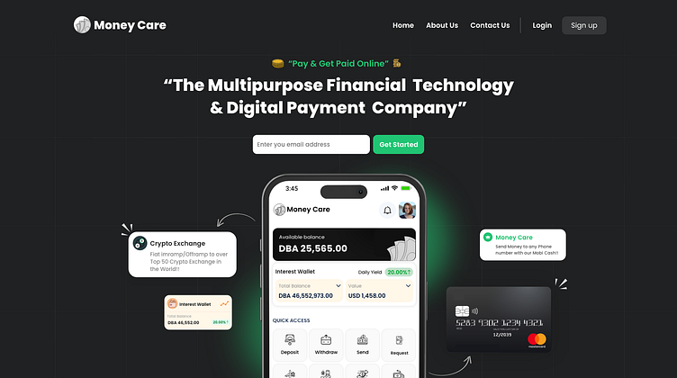 Banking Website Ui Design by Radha Gupta on Dribbble