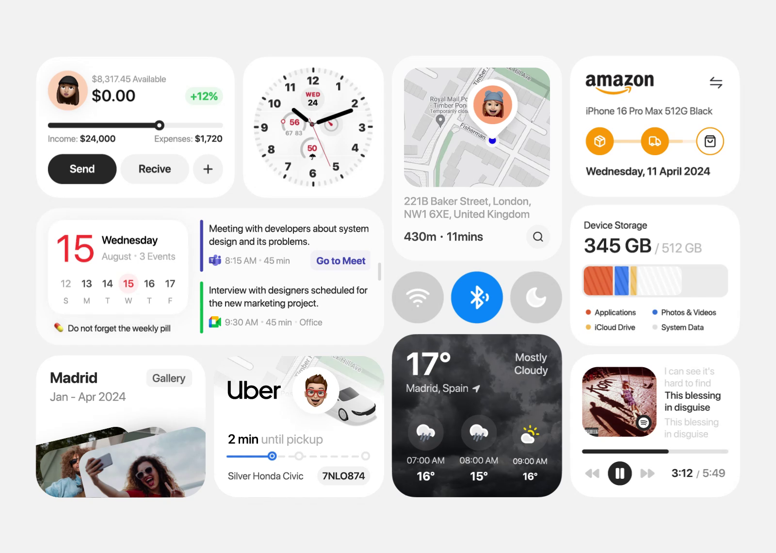 IOS Widget by Yohan on Dribbble