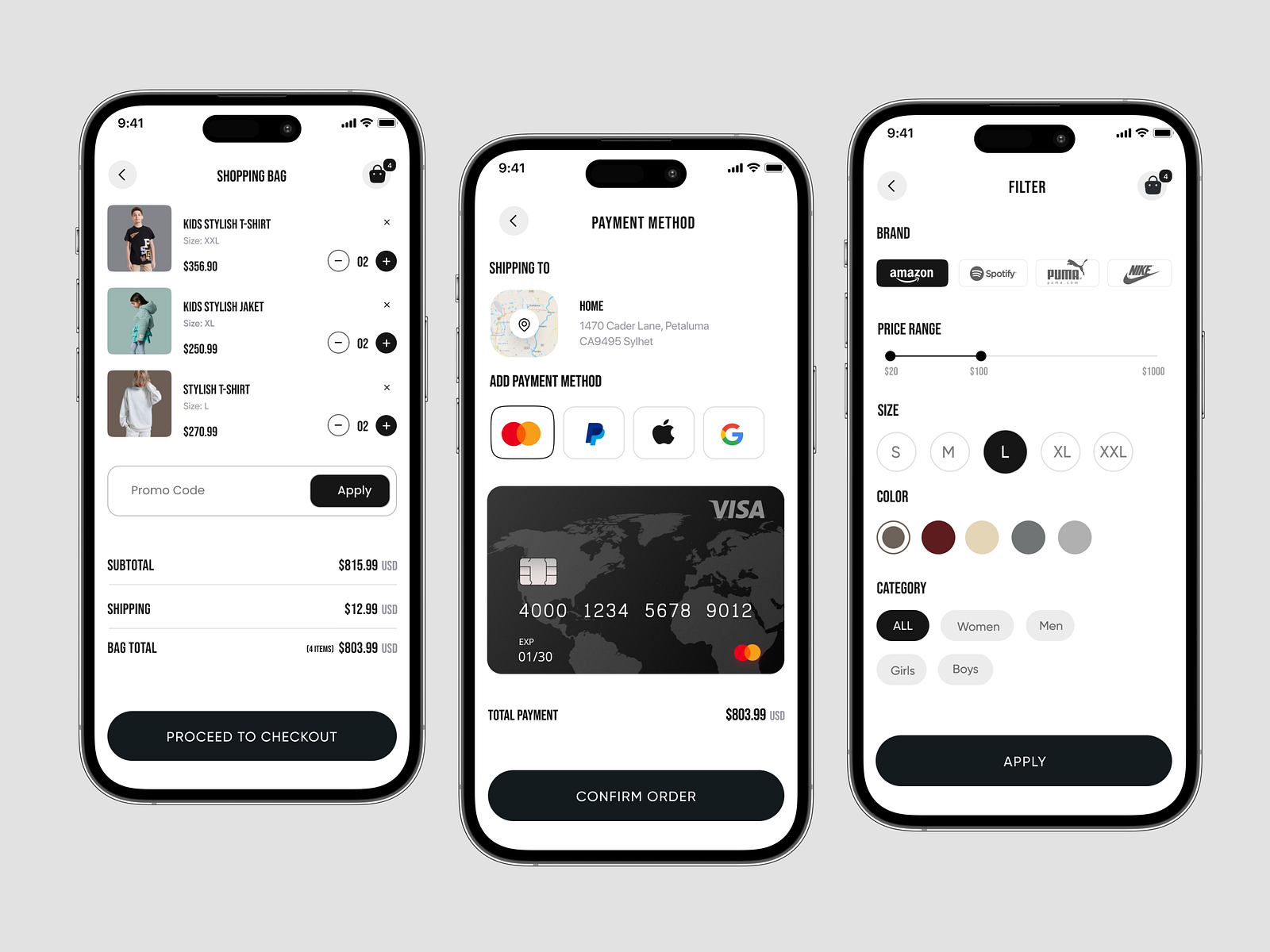 Fashion Cloth App Design by Family Studio on Dribbble