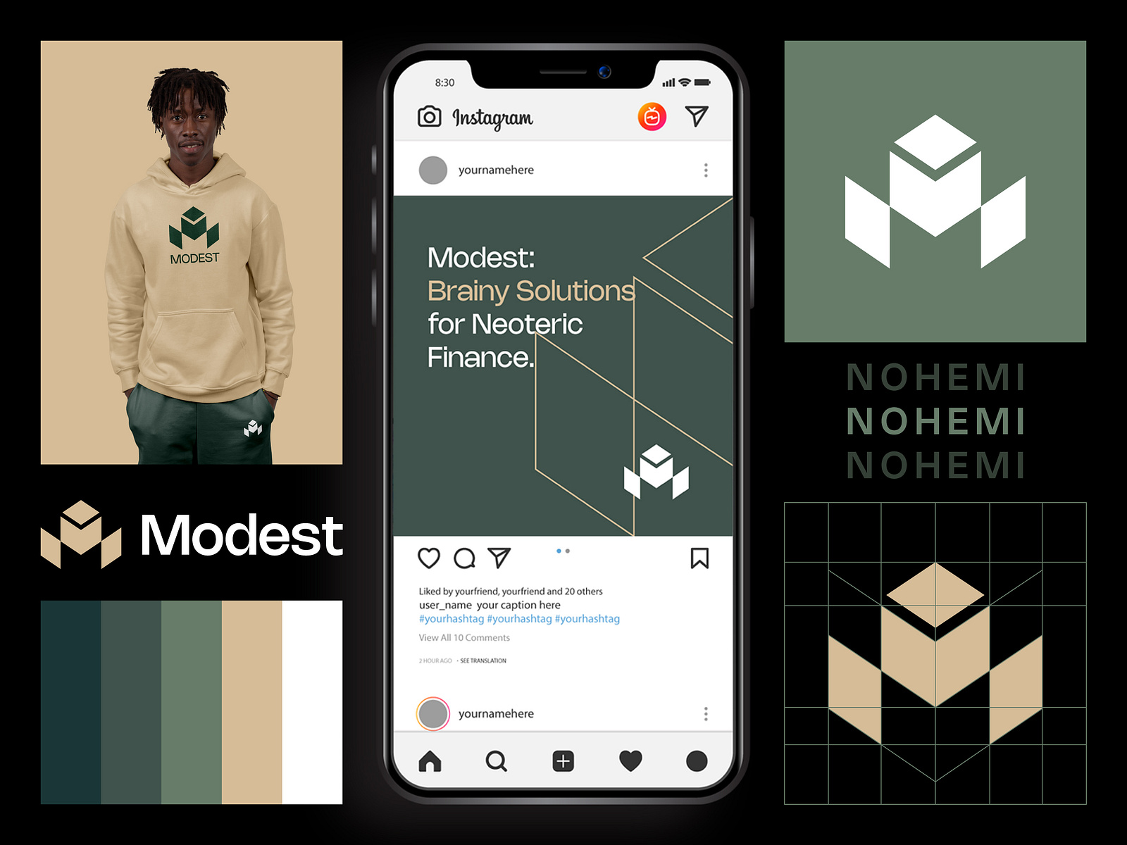 Unused | Modest | Finance | Logo | Branding by Sameul Haq | Branding ...