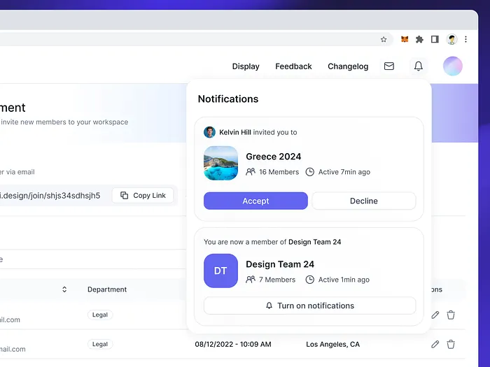 Notifications UI designs, themes, templates and downloadable graphic ...