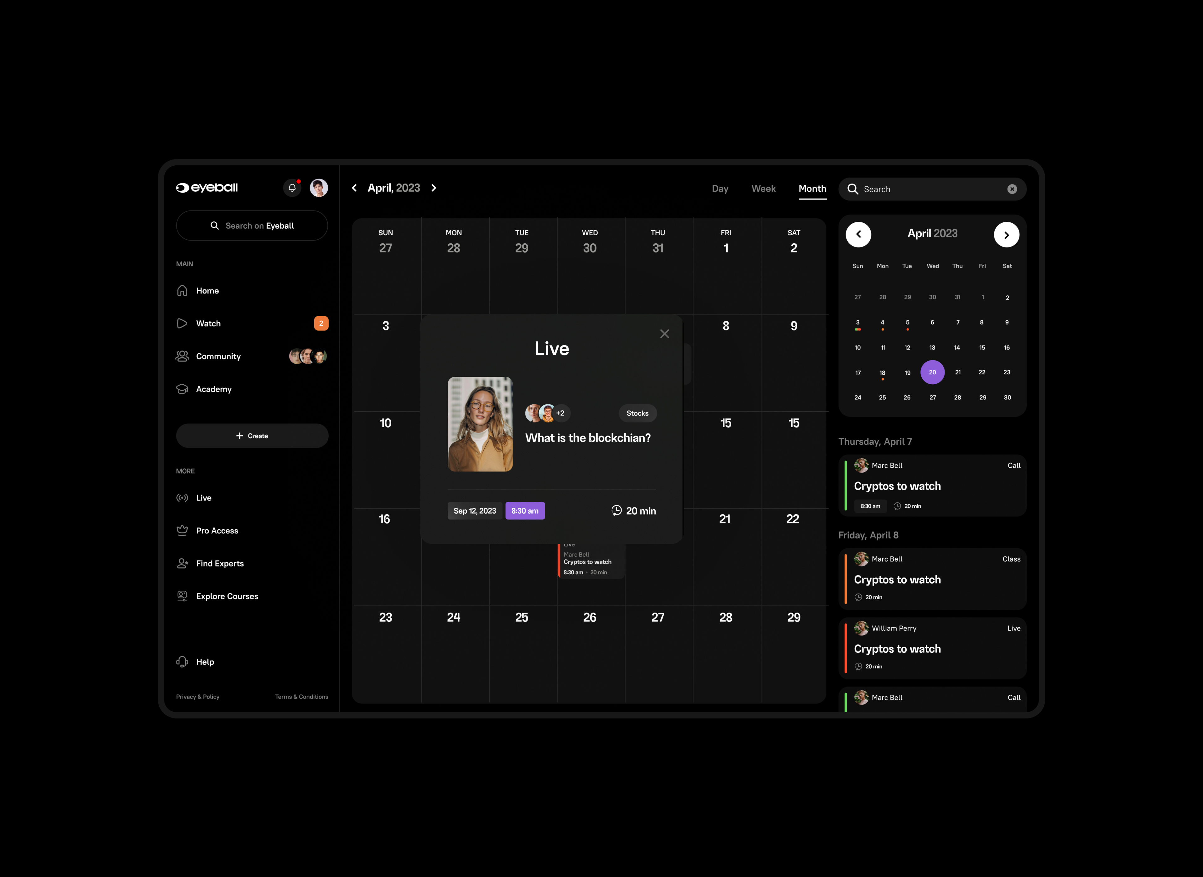 Eyeball Desktop by Imrakh Aliev for Geex Arts on Dribbble