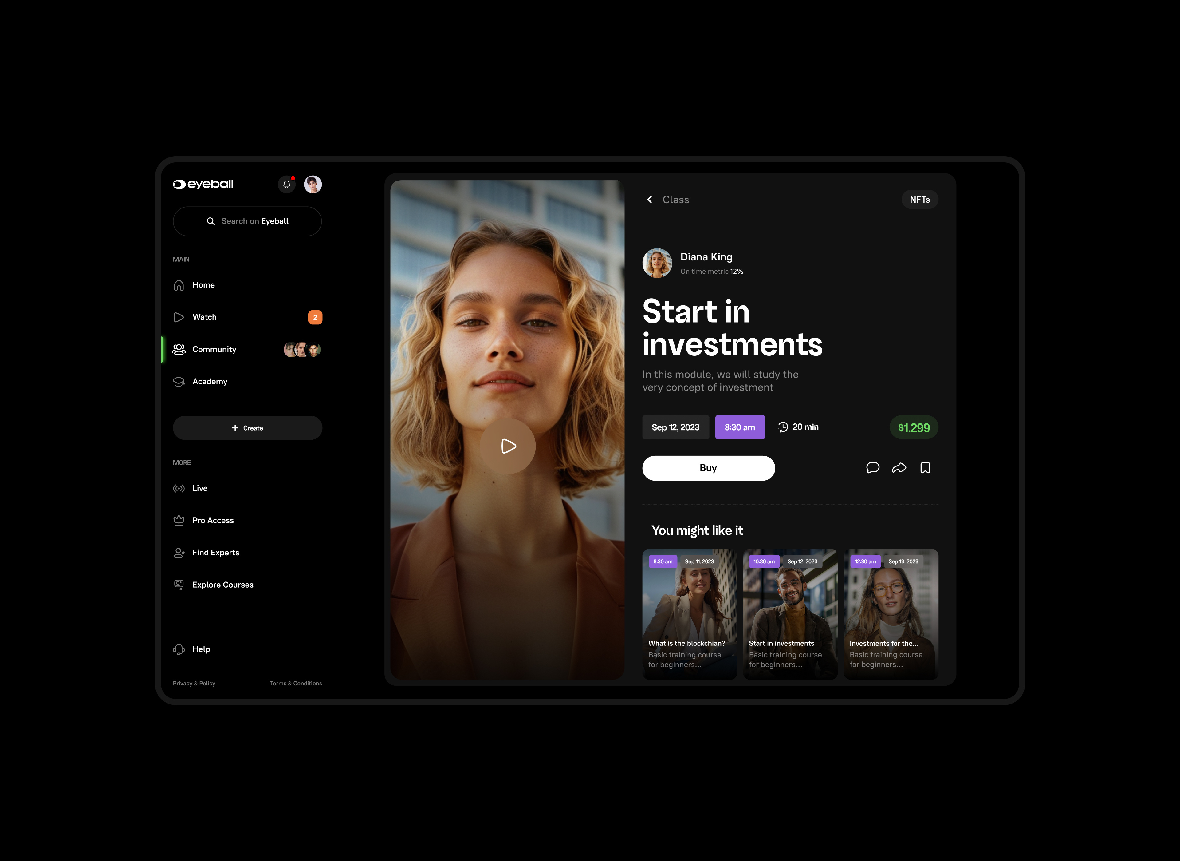 Eyeball Desktop by Imrakh Aliev for Geex Arts on Dribbble