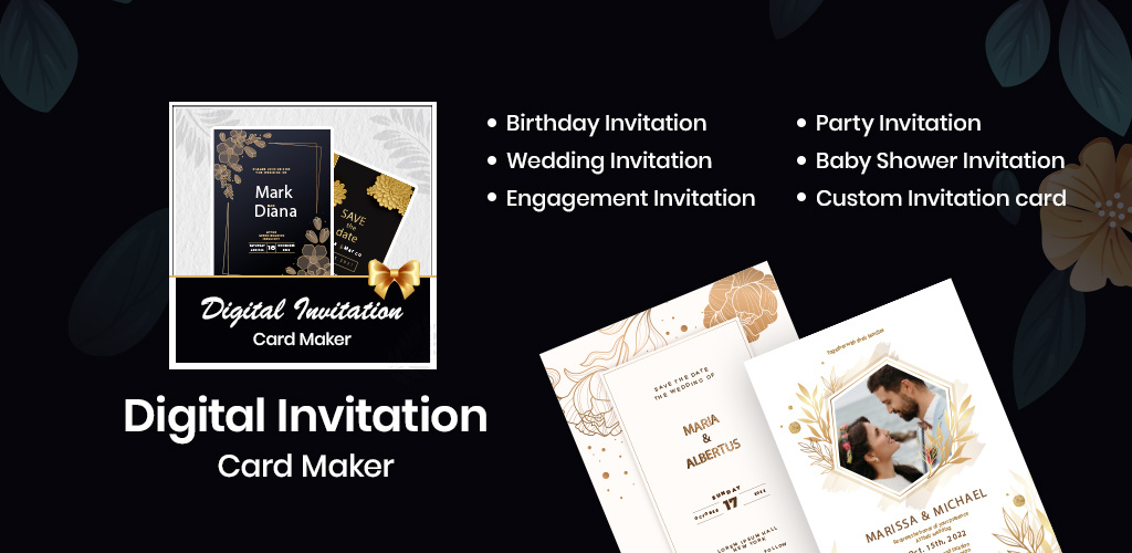 Digital Invitation Card Maker by Jignasha Dobariya on Dribbble