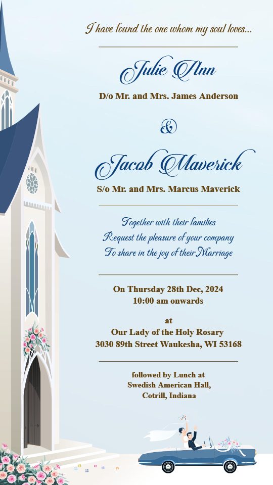 The Ultimate Guide to Christian Wedding Invitation Card by Crafty Art ...