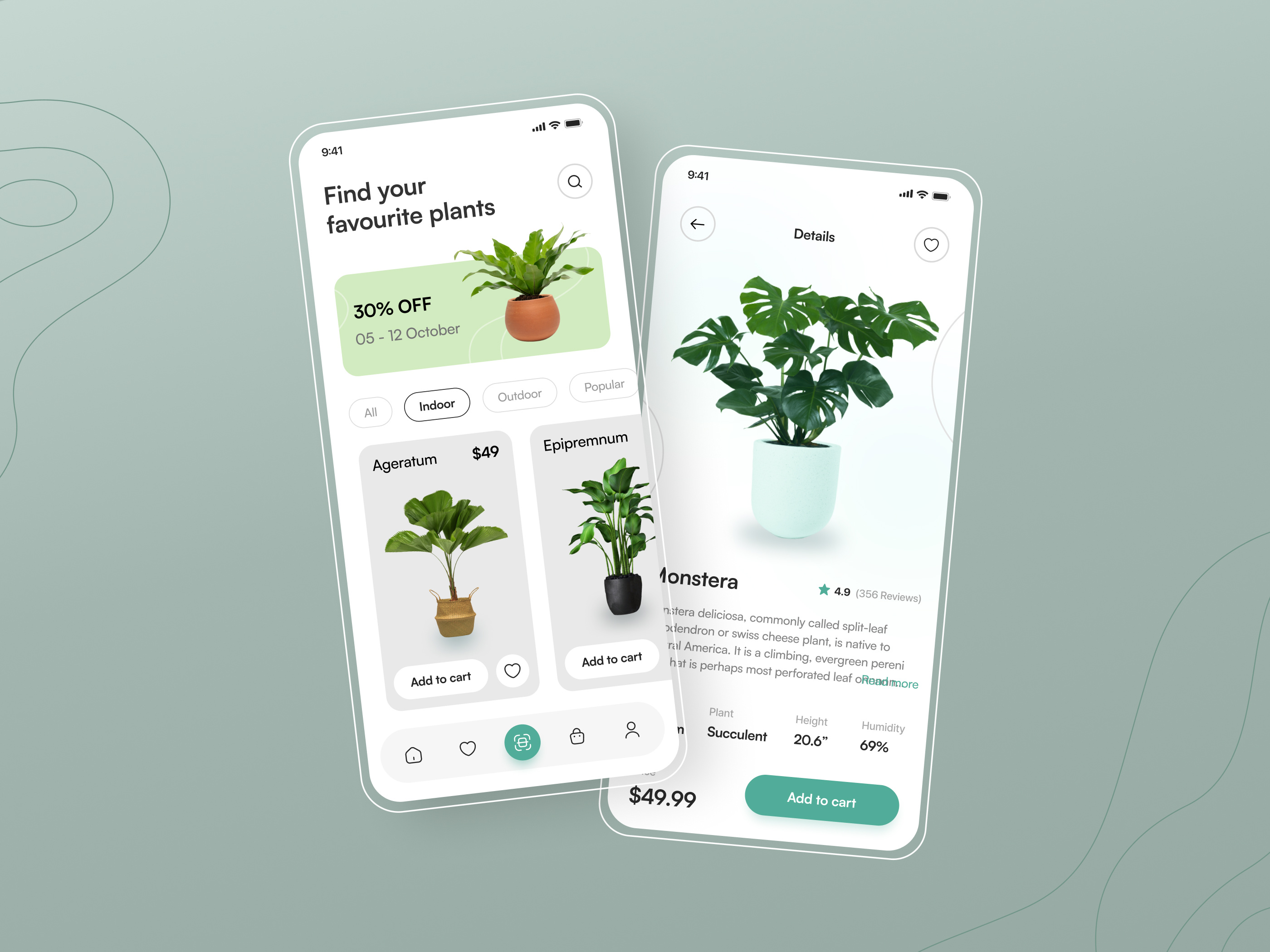 Planter App UI by Darshan Shah on Dribbble