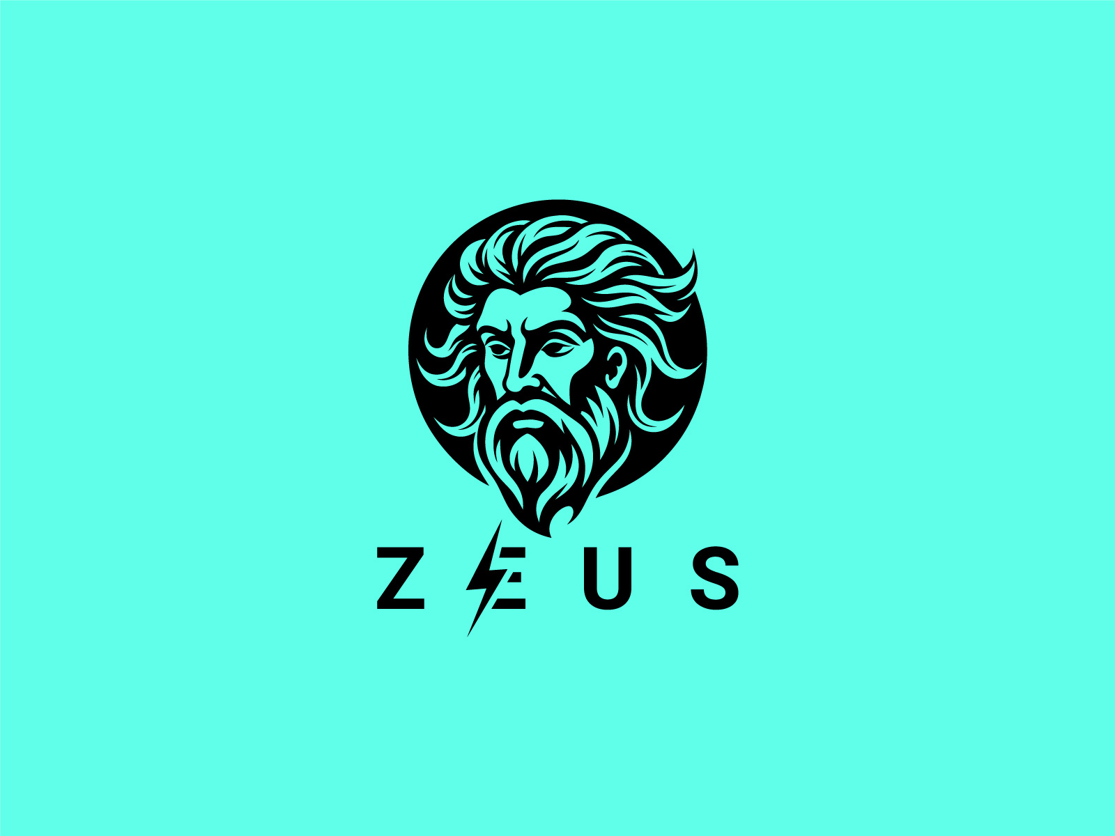 Zeus Logo by HUSSNAIN GRAPHICS on Dribbble