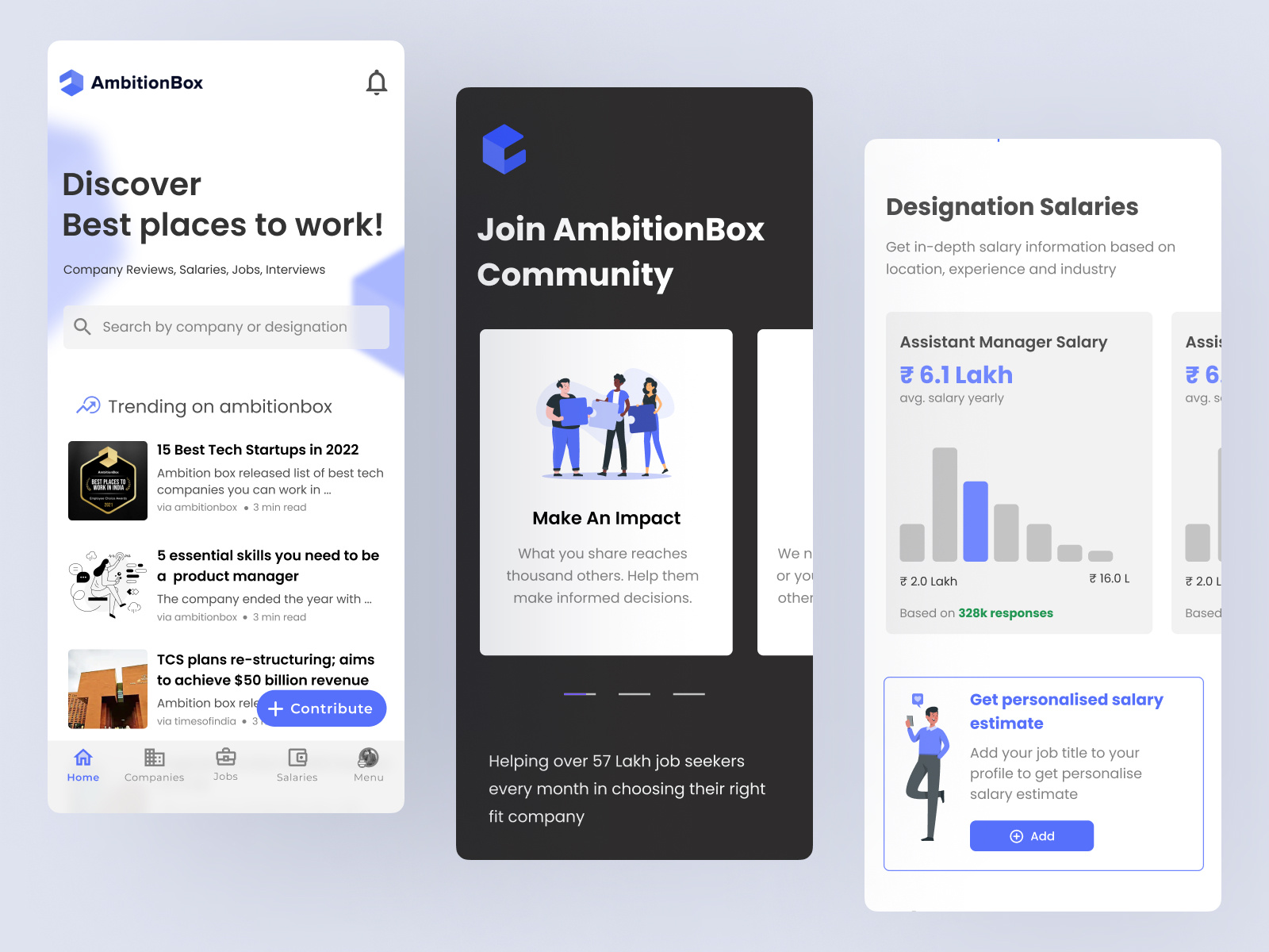 AmbitionBox - Website Redesign by Prashant Kumar Sharma on Dribbble