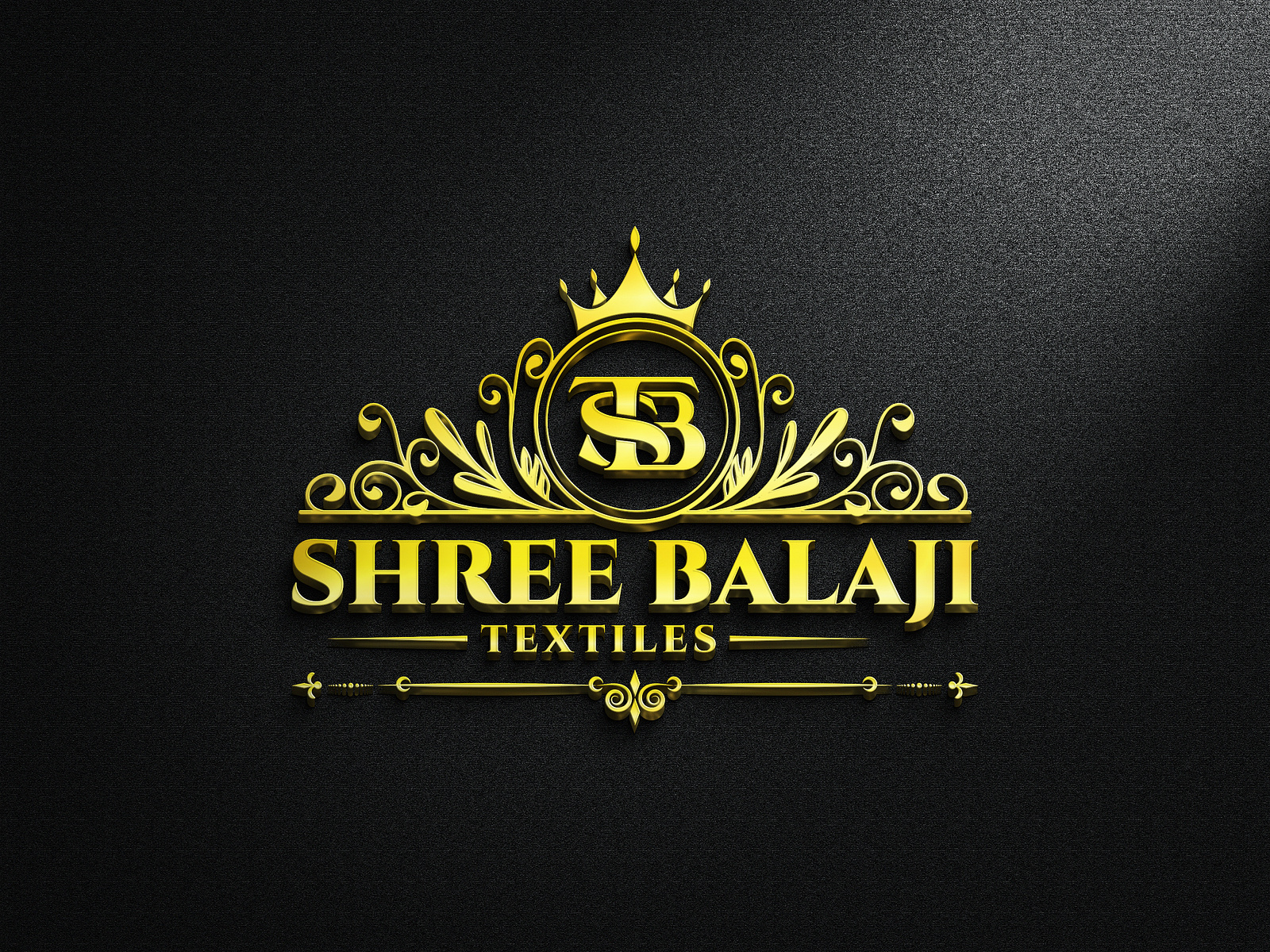 Luxury Logo Design for Shree Balaji Textiles by Majid Shaikh on Dribbble