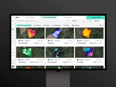 All VRA Prescription Maps by Tanguy Desurmont on Dribbble