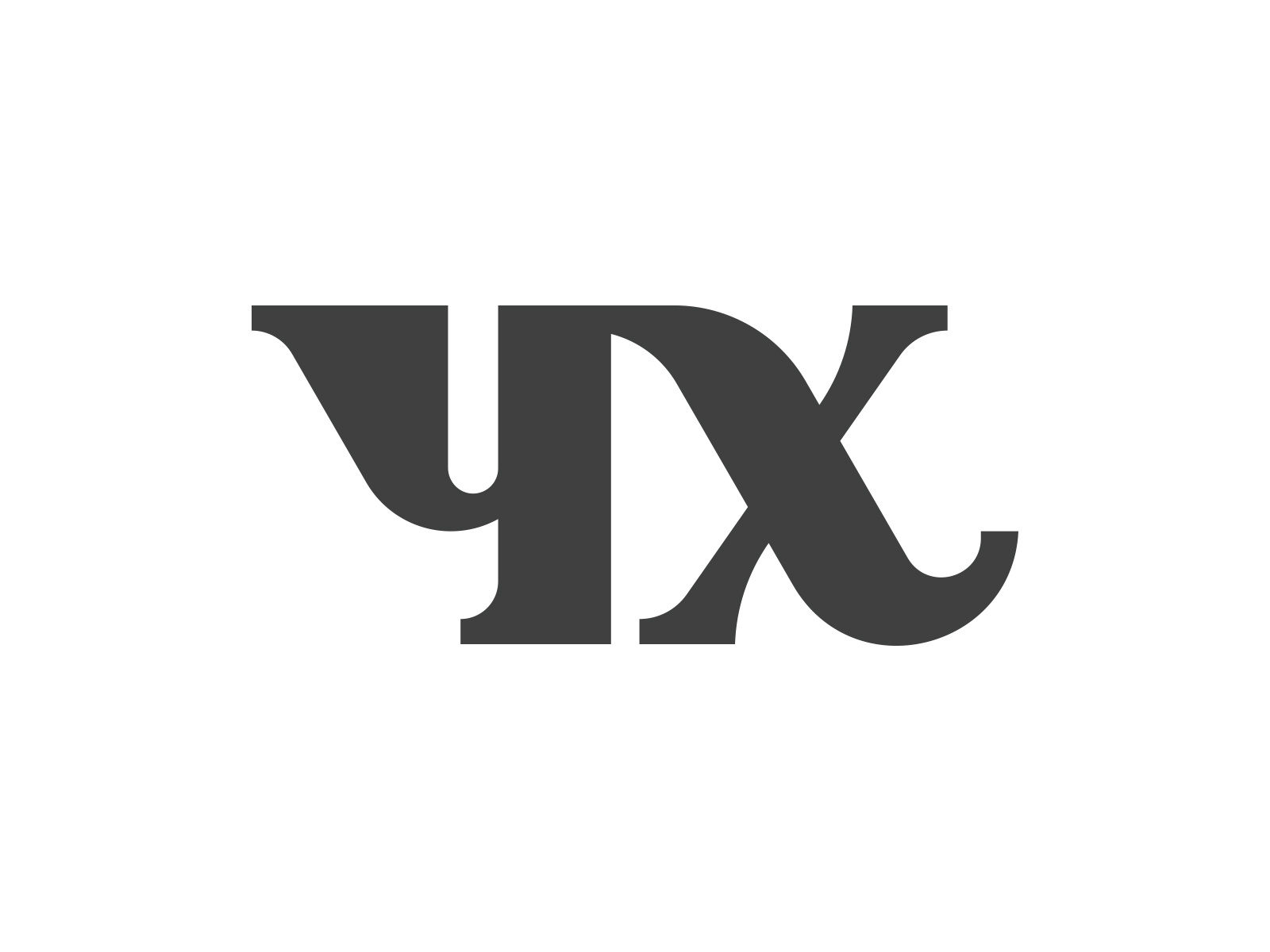 Y A X monogram typography ready-made logo for sale by Anh Do - Logo ...