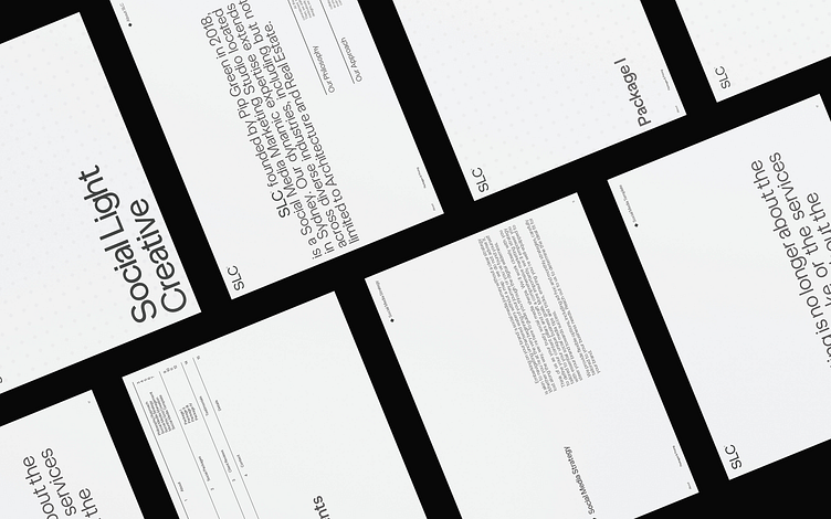 Social Light Creative Brochure Design by Emily Barrington on Dribbble