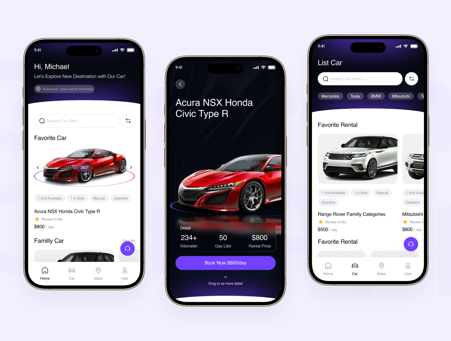 Gasrent Car App - Car Rental App by Mangcoding Studio on Dribbble