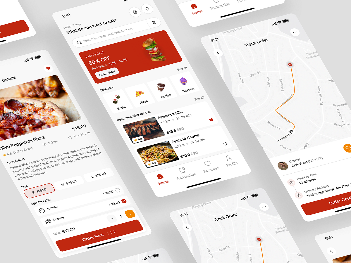 Food Order App designs, themes, templates and downloadable graphic ...