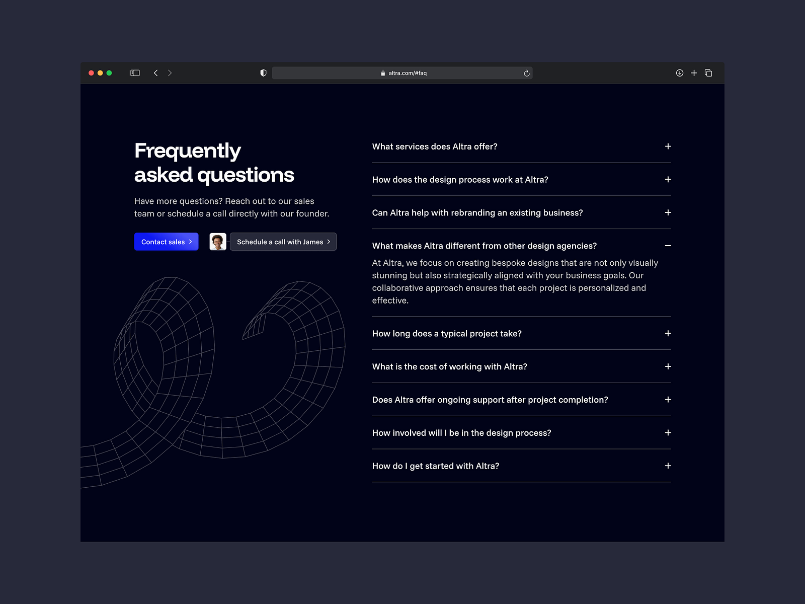 FAQ Section by Kevin Manjit on Dribbble