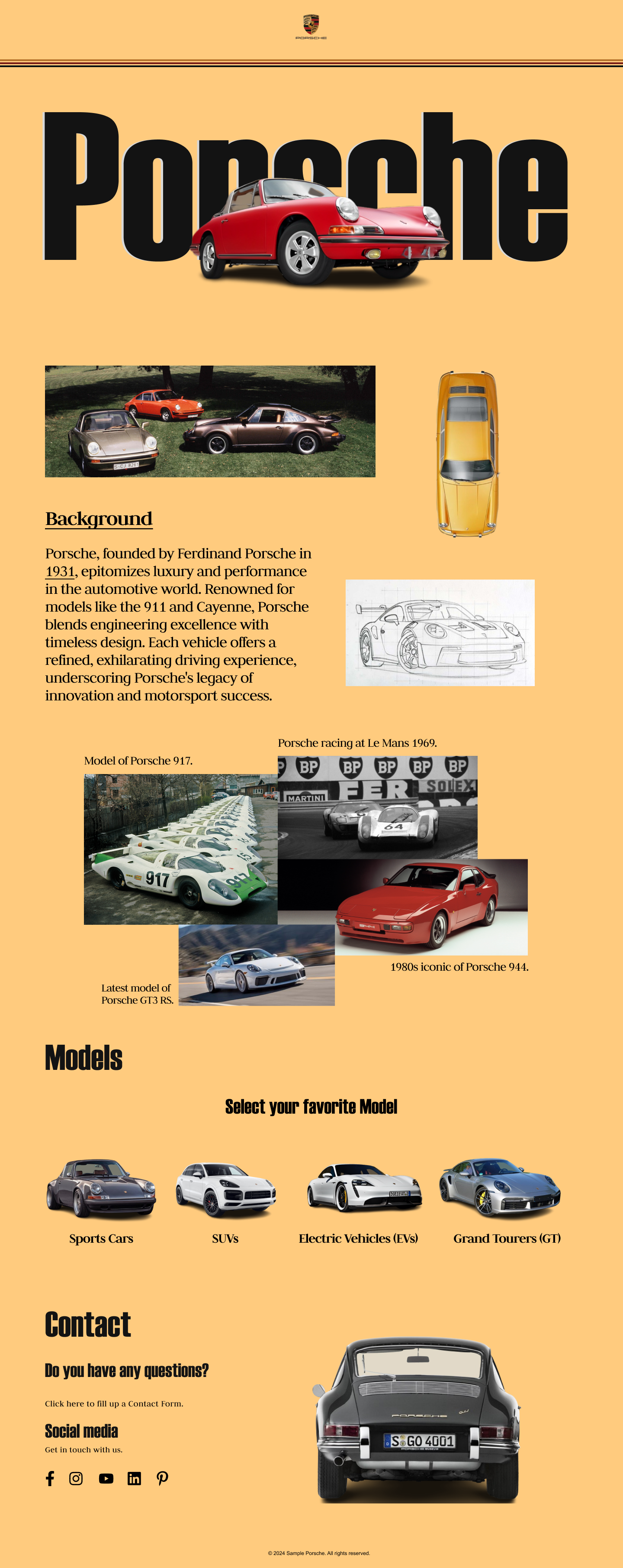 Revamp Porsche Landing Page by Lenny Ho Yean Kit on Dribbble